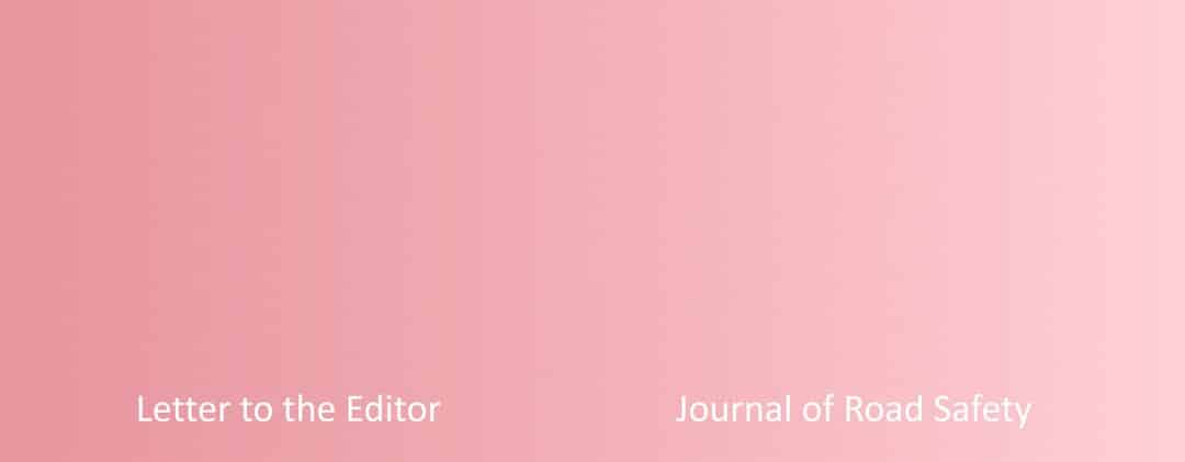 Letter to the Editor: Review of the Graduated Driver Licensing Programs ...