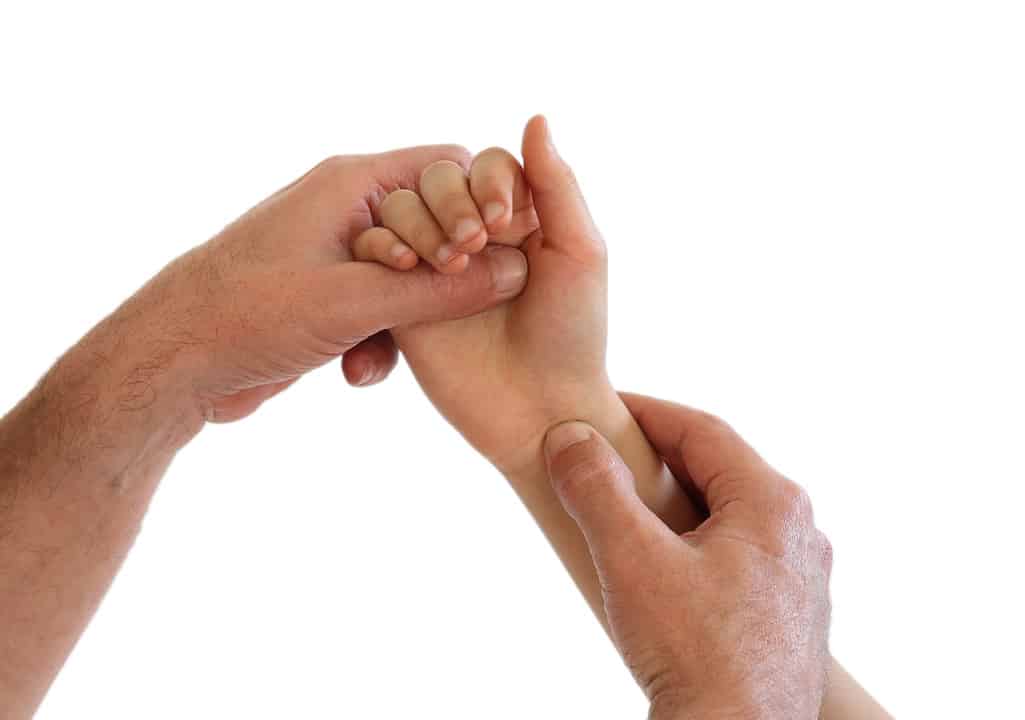 Displaced paediatric distal radius fractures with volar skin tenting ...