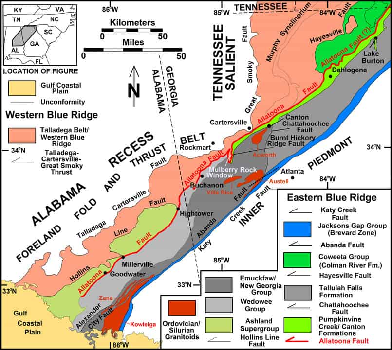 The Geometry and Kinematics of the Latest Paleozoic Allatoona Fault ...