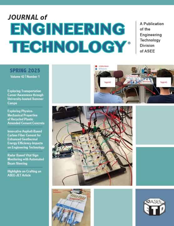 Vol. 42, Issue 1, 2025 | Published by Journal of Engineering Technology