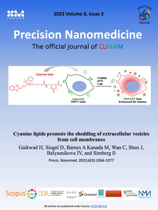 Vol. 6, Issue 3, 2023 | Published by Precision Nanomedicine