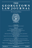 The Georgetown Law Journal