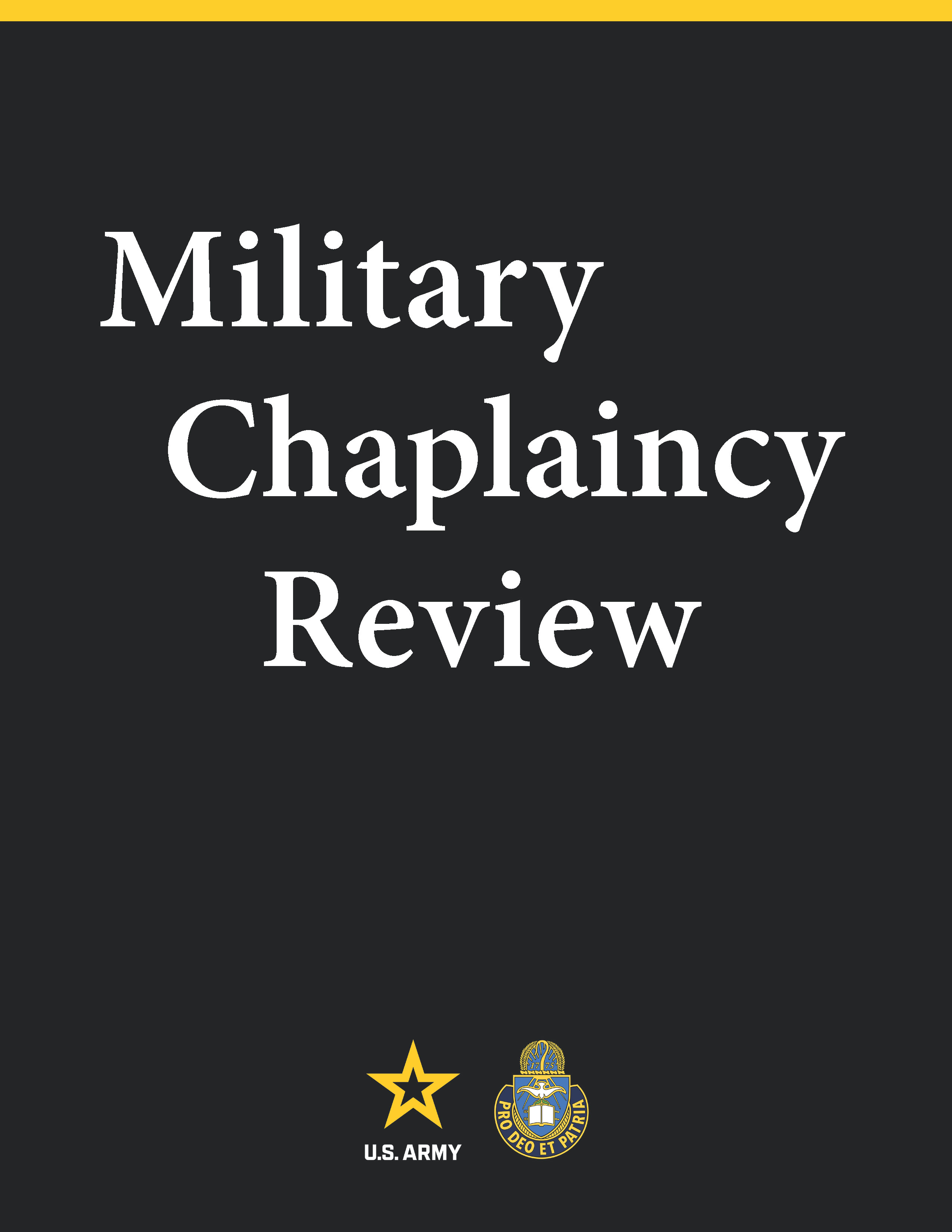About | Military Chaplaincy Review