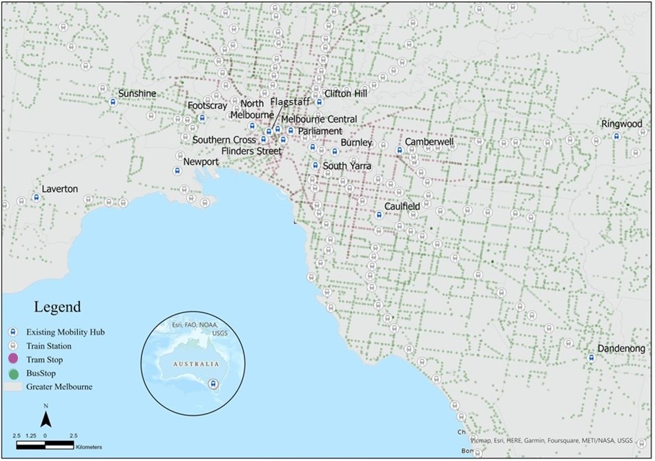Site Selection for Future Mobility Hubs in Melbourne: A Multicriteria ...