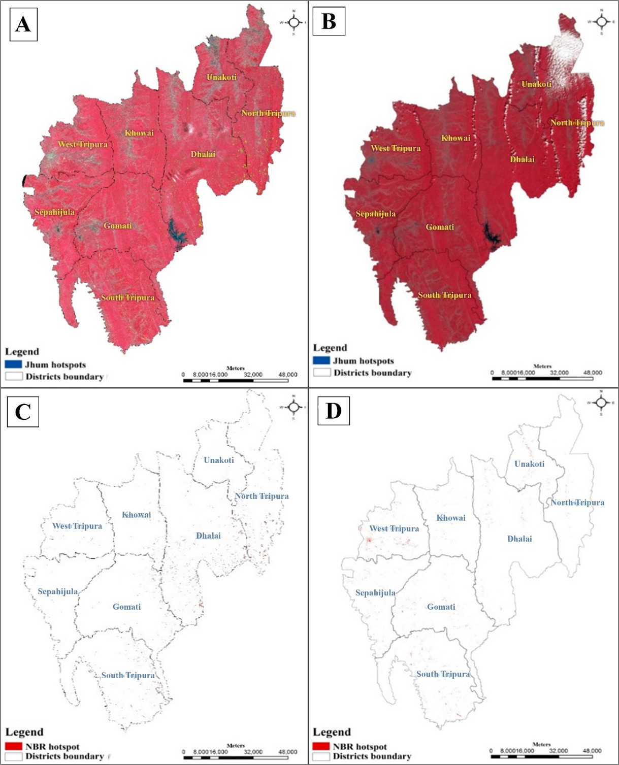 Changing patterns of Jhum cultivation in Tripura, India and their ...
