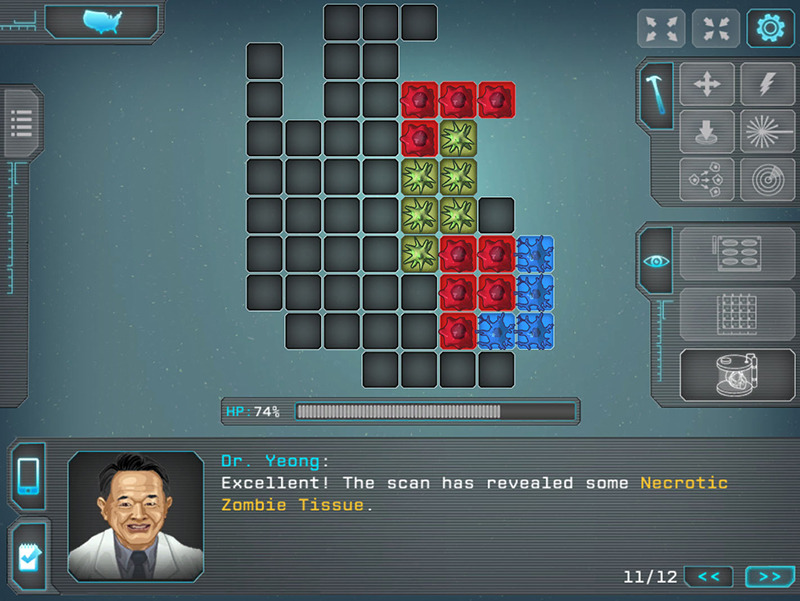 A screenshot of Progenitor X | The Science Game Center