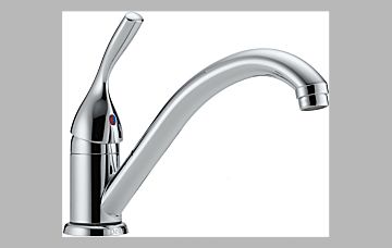 Delta - 101-DST - Delta Classic: Single Handle Kitchen Faucet-101-DST ...