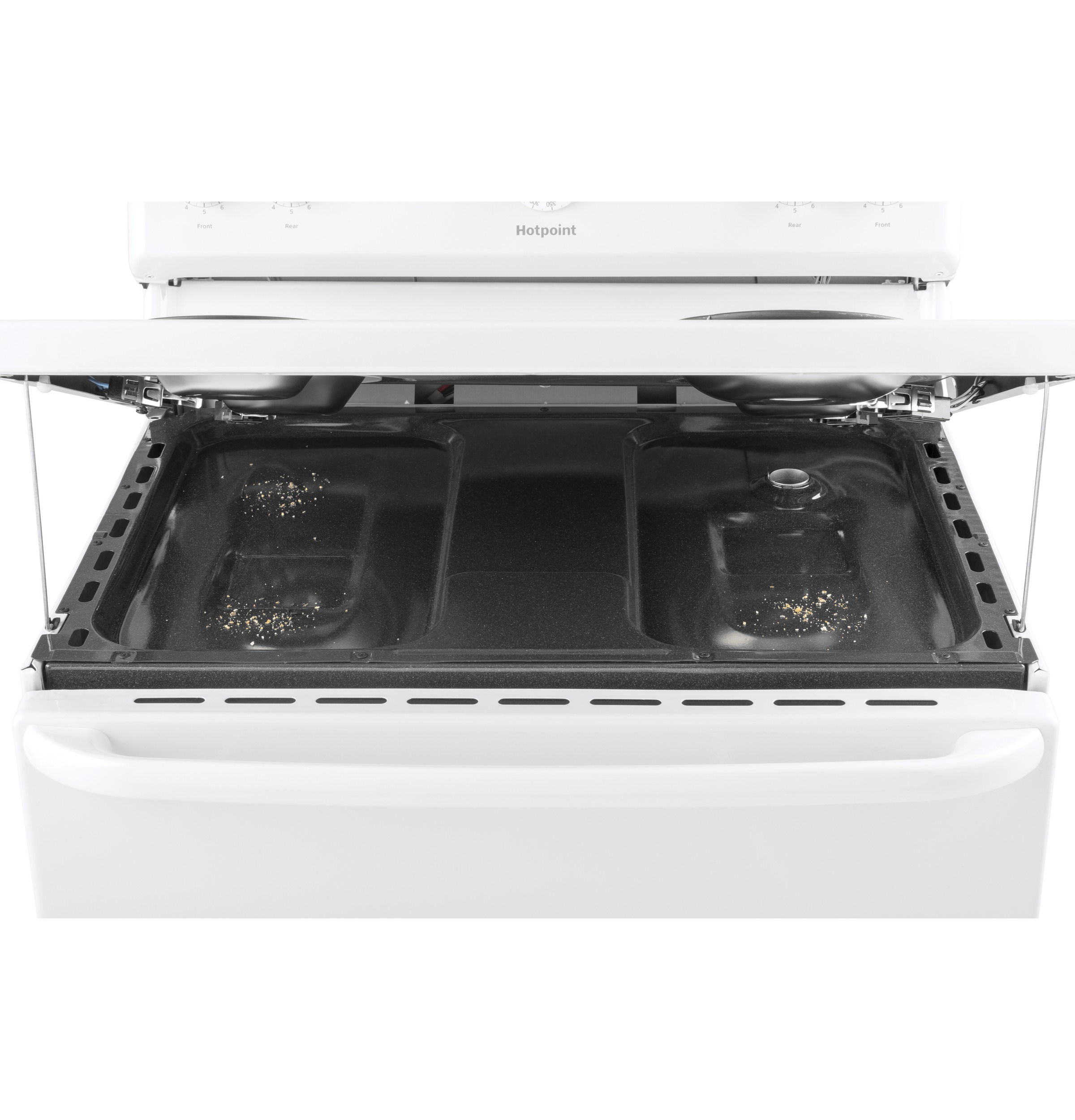 Hotpoint - RBS160DMWW - Hotpoint 30" Free-Standing Electric Range ...