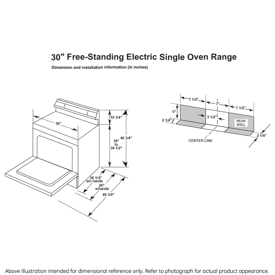 Hotpoint - RBS160DMWW - Hotpoint 30" Free-Standing Electric Range ...