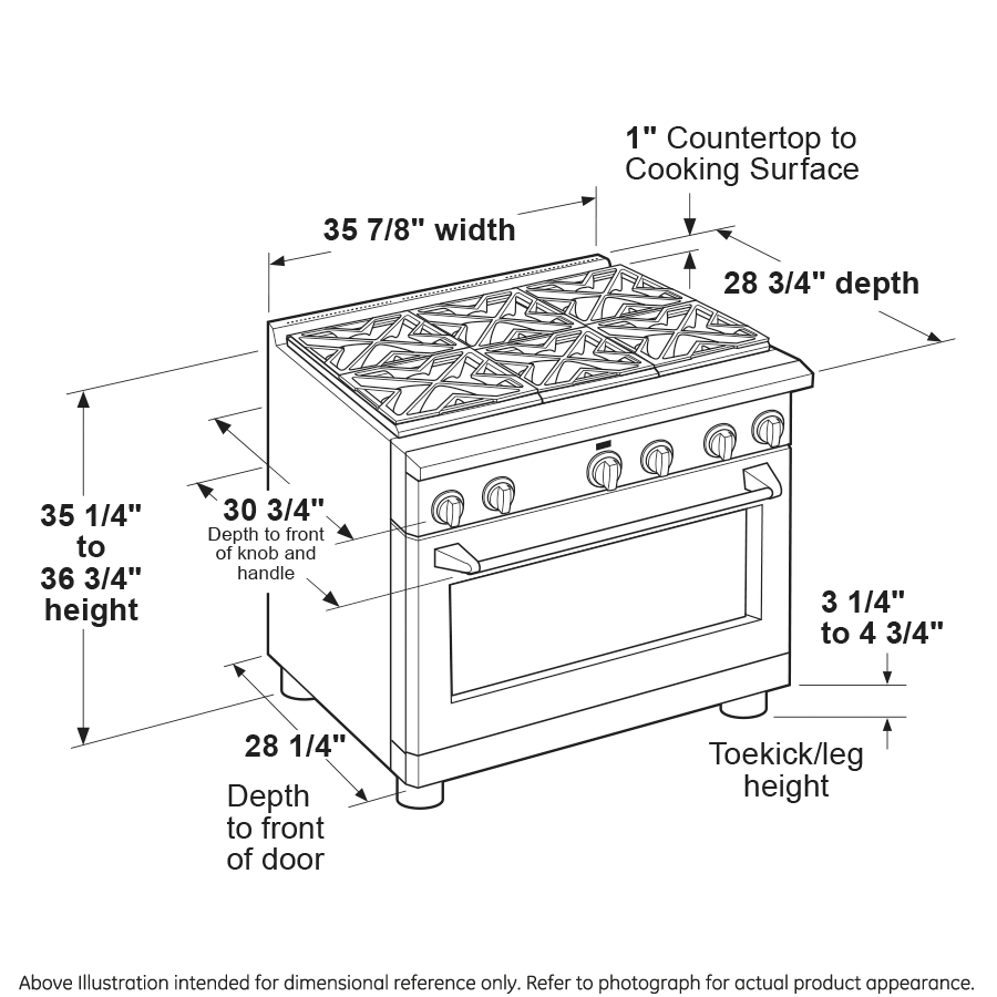 Cafe - C2Y366P3MD1 - Café™ 36" Dual-Fuel Professional Range with 6 ...