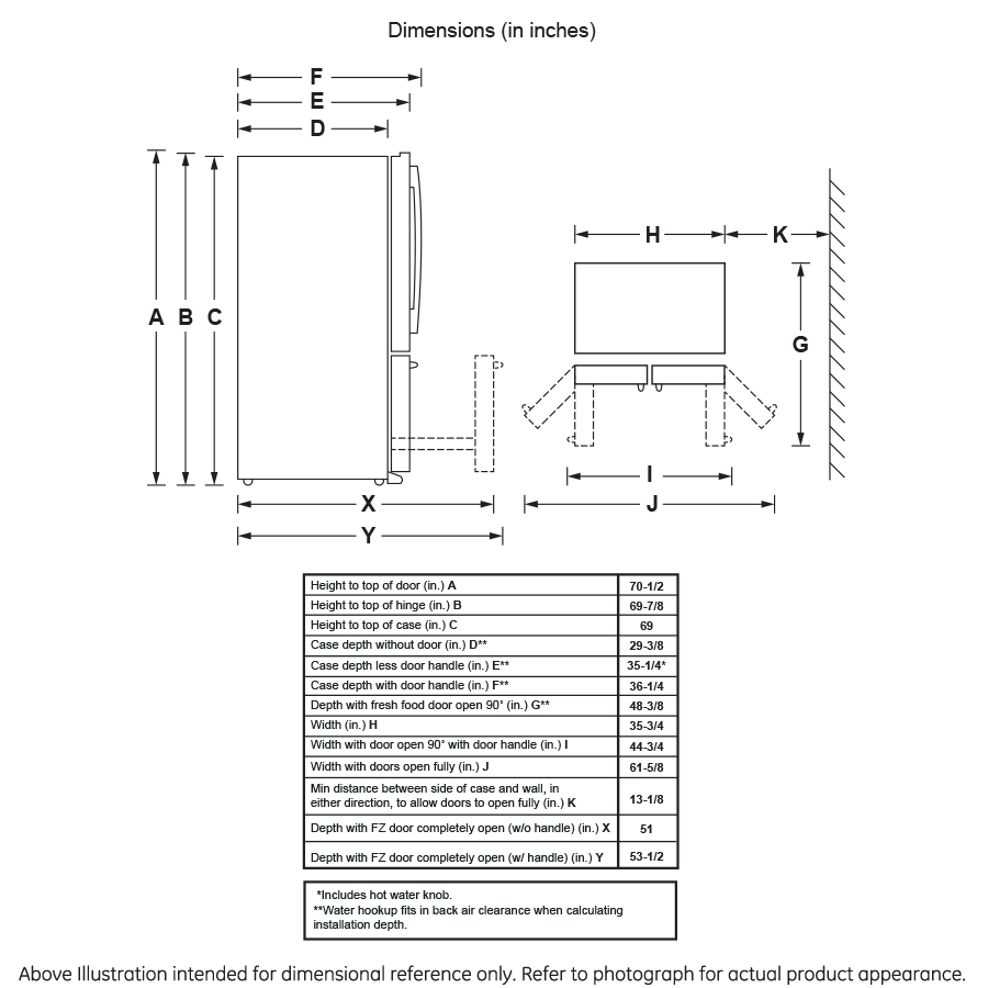 Cafe - CFE28TP4MW2 - Café™ ENERGY STAR® 27.7 Cu. Ft. Smart French-Door ...