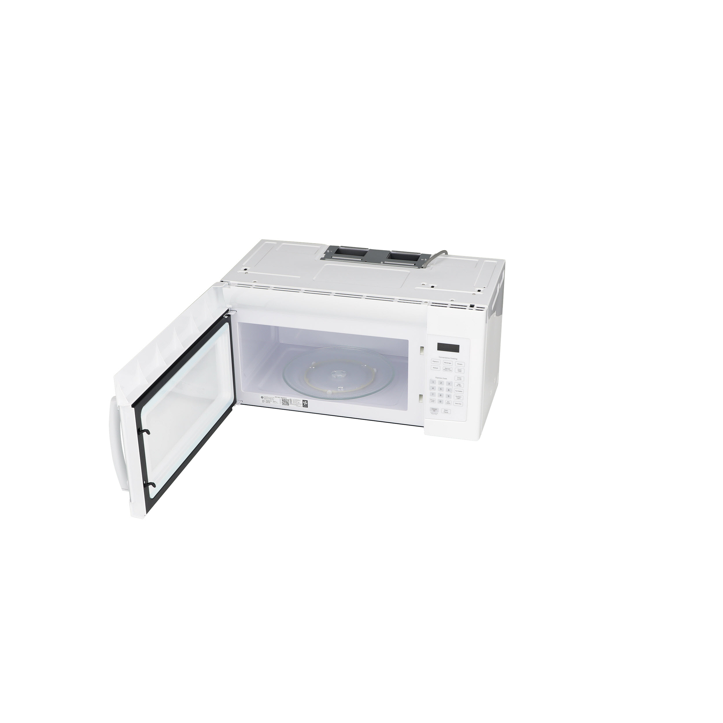 GE - JVM3160DFWW - GE® 1.6 Cu. Ft. Over-the-Range Microwave Oven ...