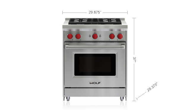 Wolf - GR304-LP - 30" Gas Range | Albo Appliance in Maple Shade, Mt ...
