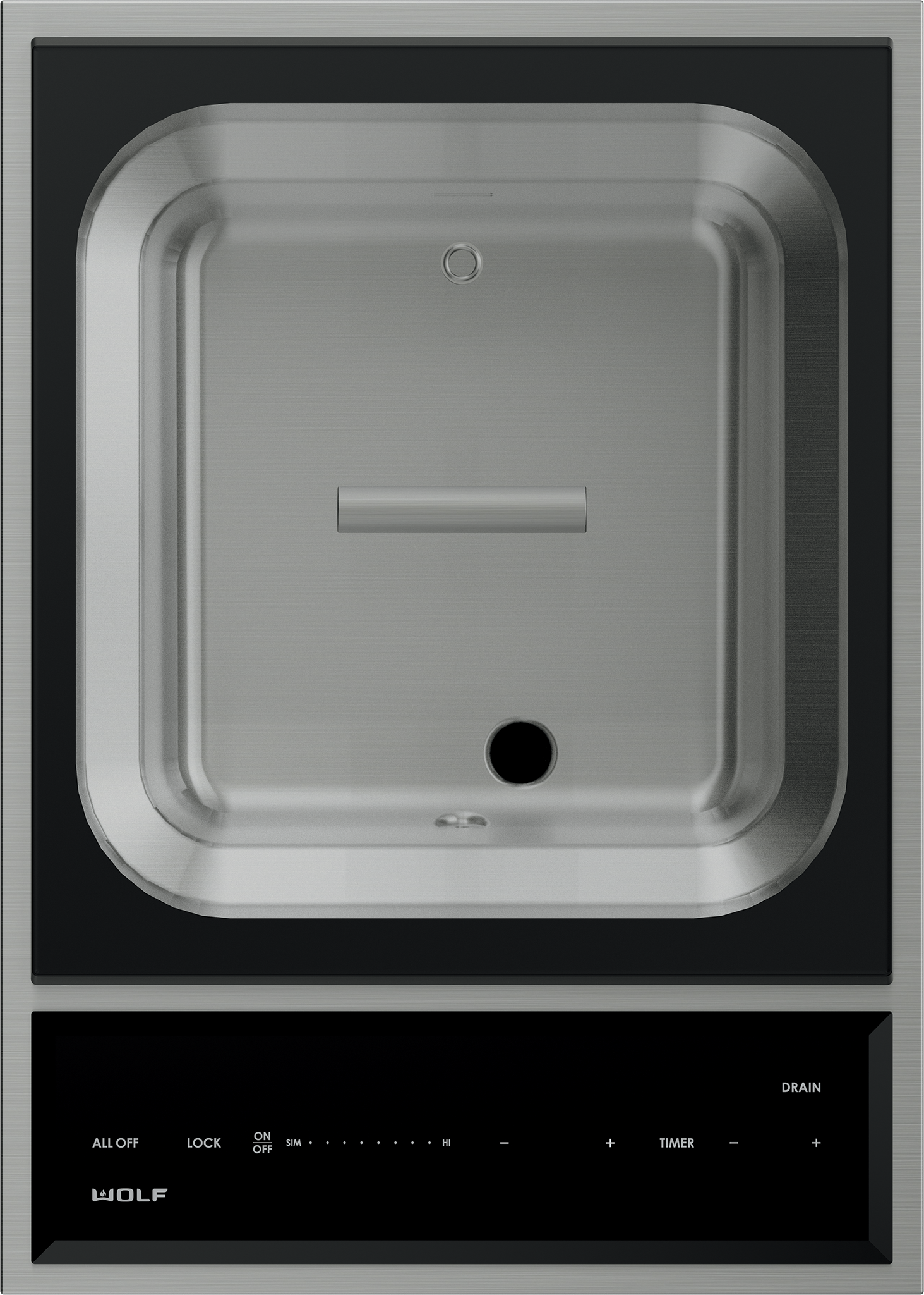 Wolf - SM15TF/S - 15" Transitional Steamer Module | Wolf SM15TF/S ...