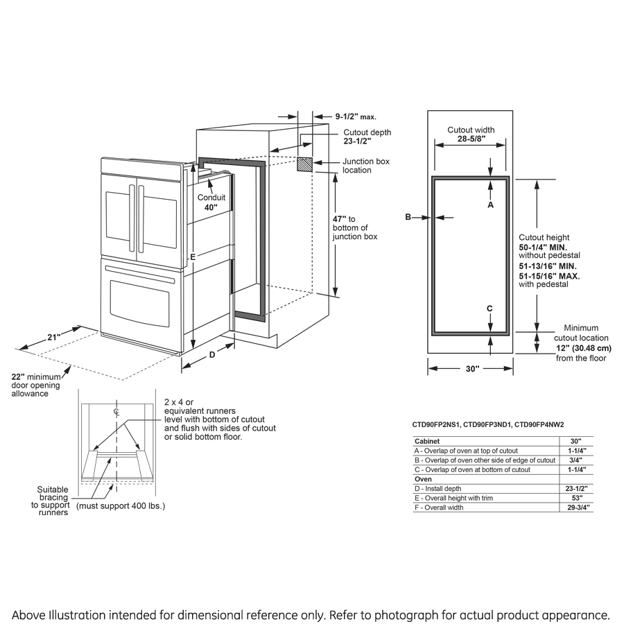 Cafe - CTD90FP2NS1 - Café™ Professional Series 30" Smart Built-In ...