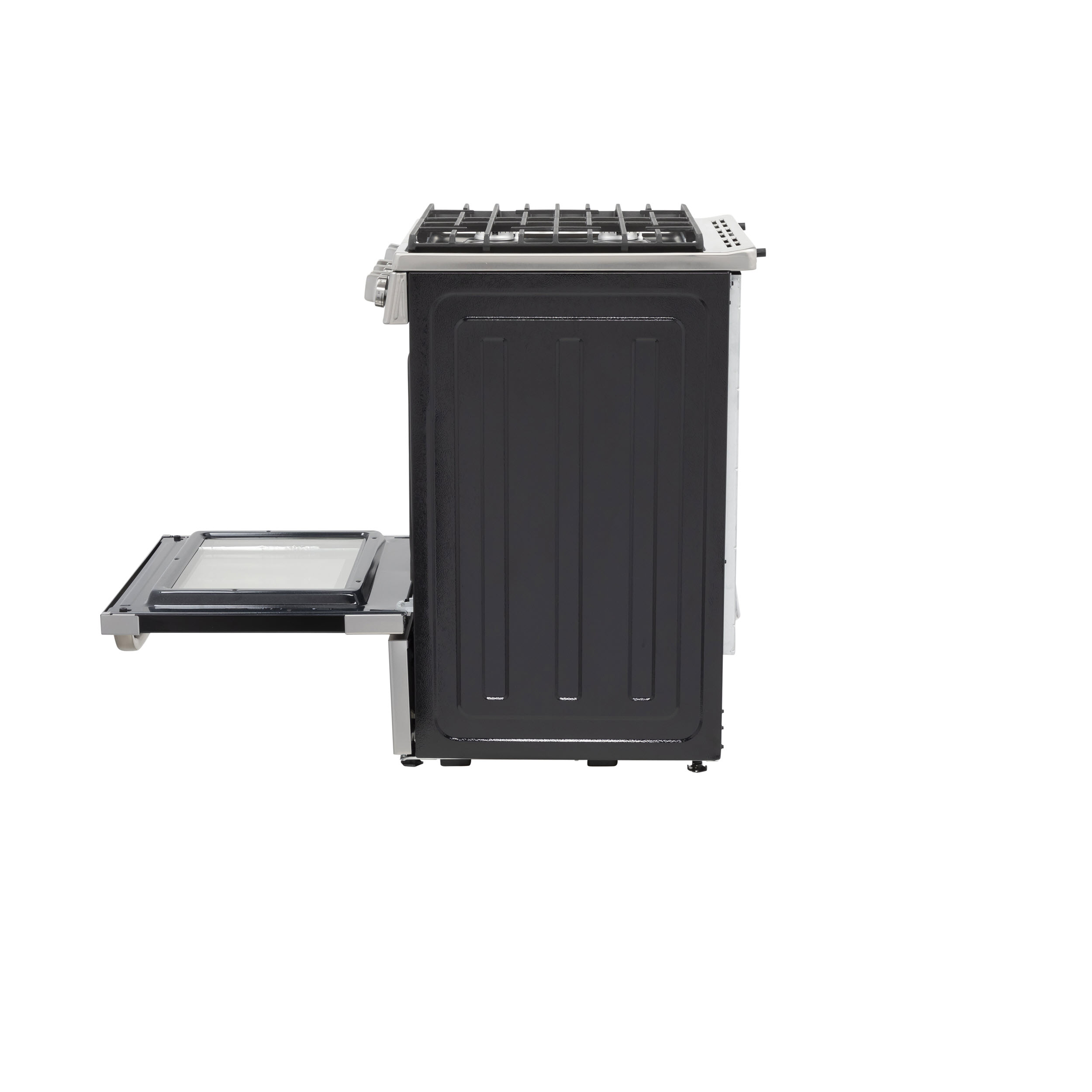 Haier - QGAS740RMSS - 24" 2.9 Cu. Ft. Gas Free-Standing Range with ...