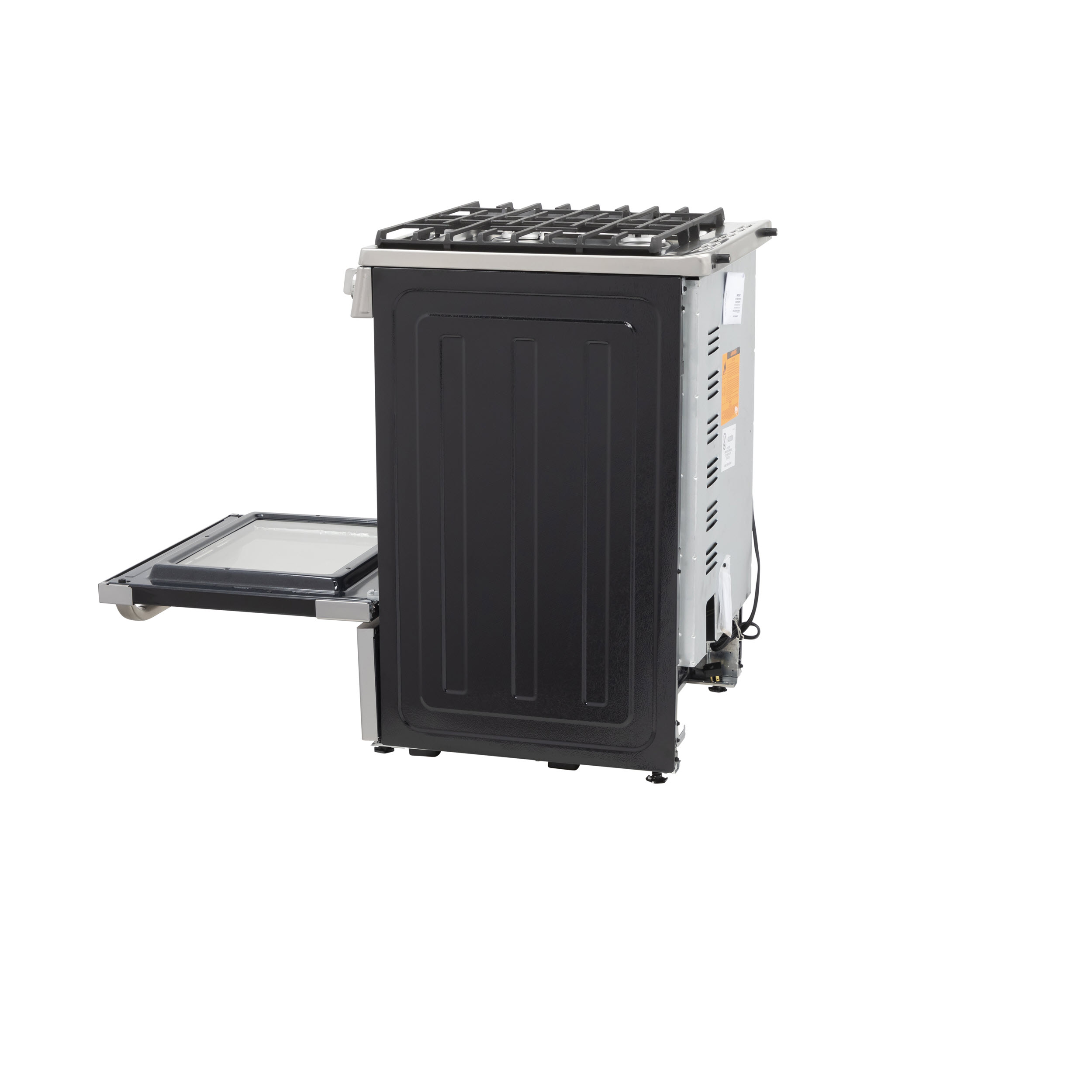 Haier - QGAS740RMSS - 24" 2.9 Cu. Ft. Gas Free-Standing Range with ...