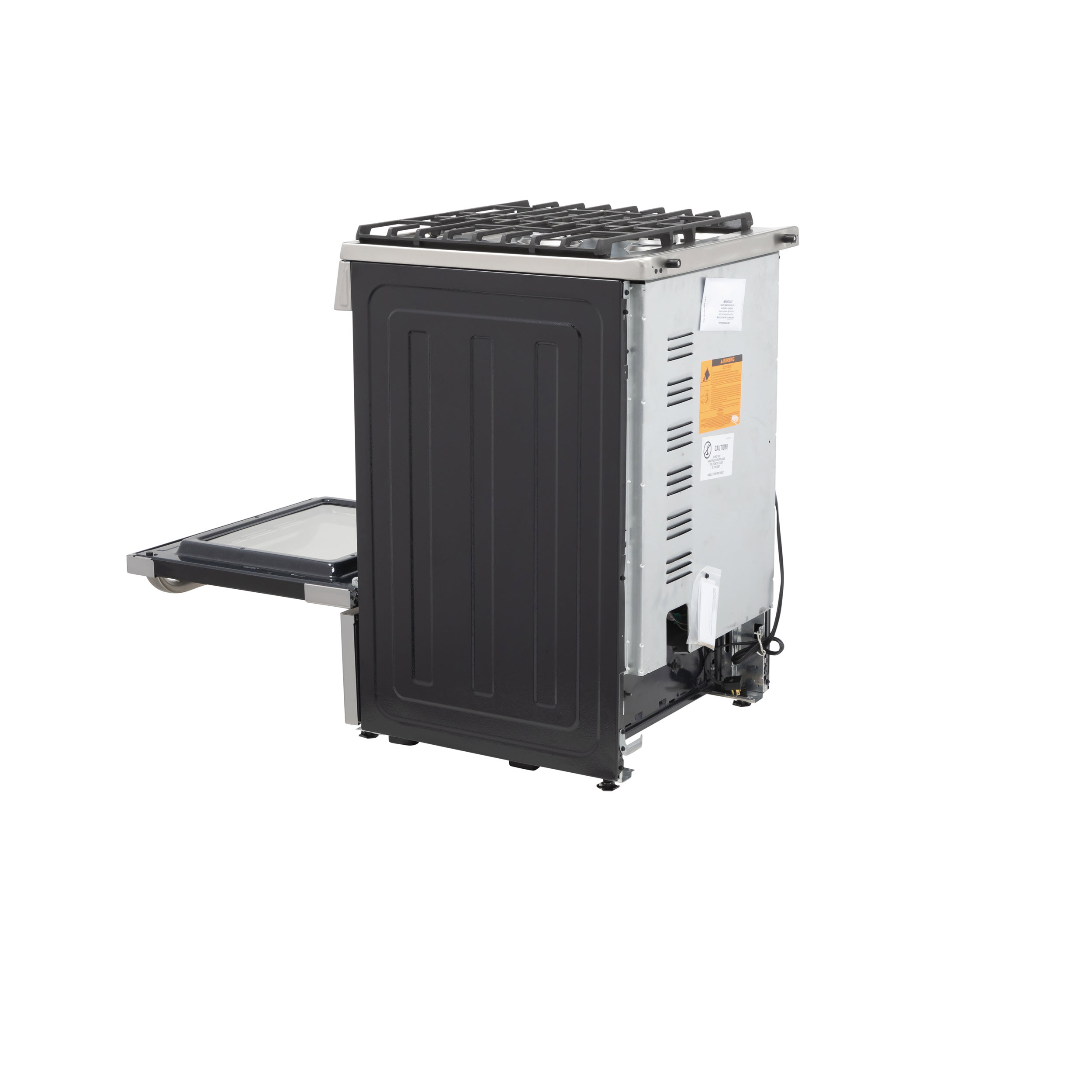 Haier - QGAS740RMSS - 24" 2.9 Cu. Ft. Gas Free-Standing Range with ...