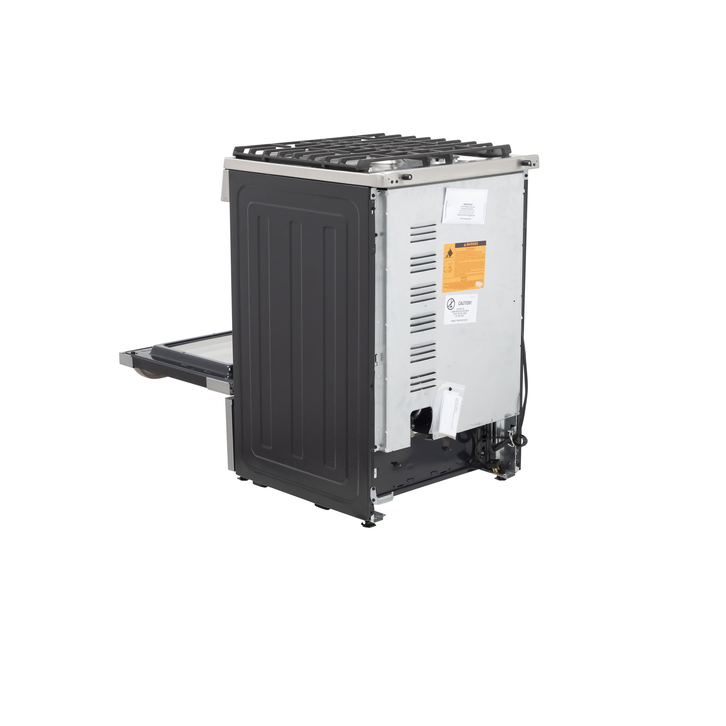 Haier - QGAS740RMSS - 24" 2.9 Cu. Ft. Gas Free-Standing Range with ...