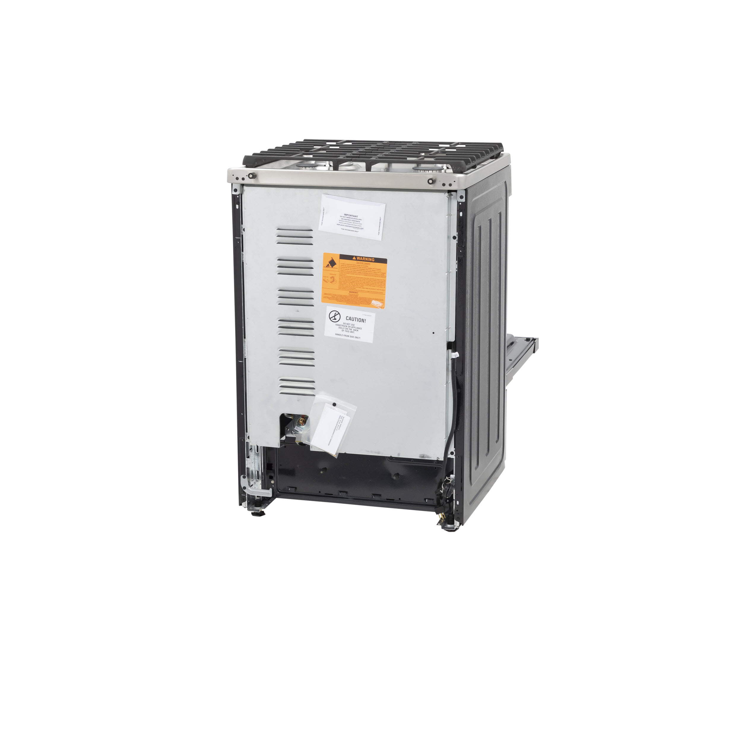 Haier - QGAS740RMSS - 24" 2.9 Cu. Ft. Gas Free-Standing Range with ...