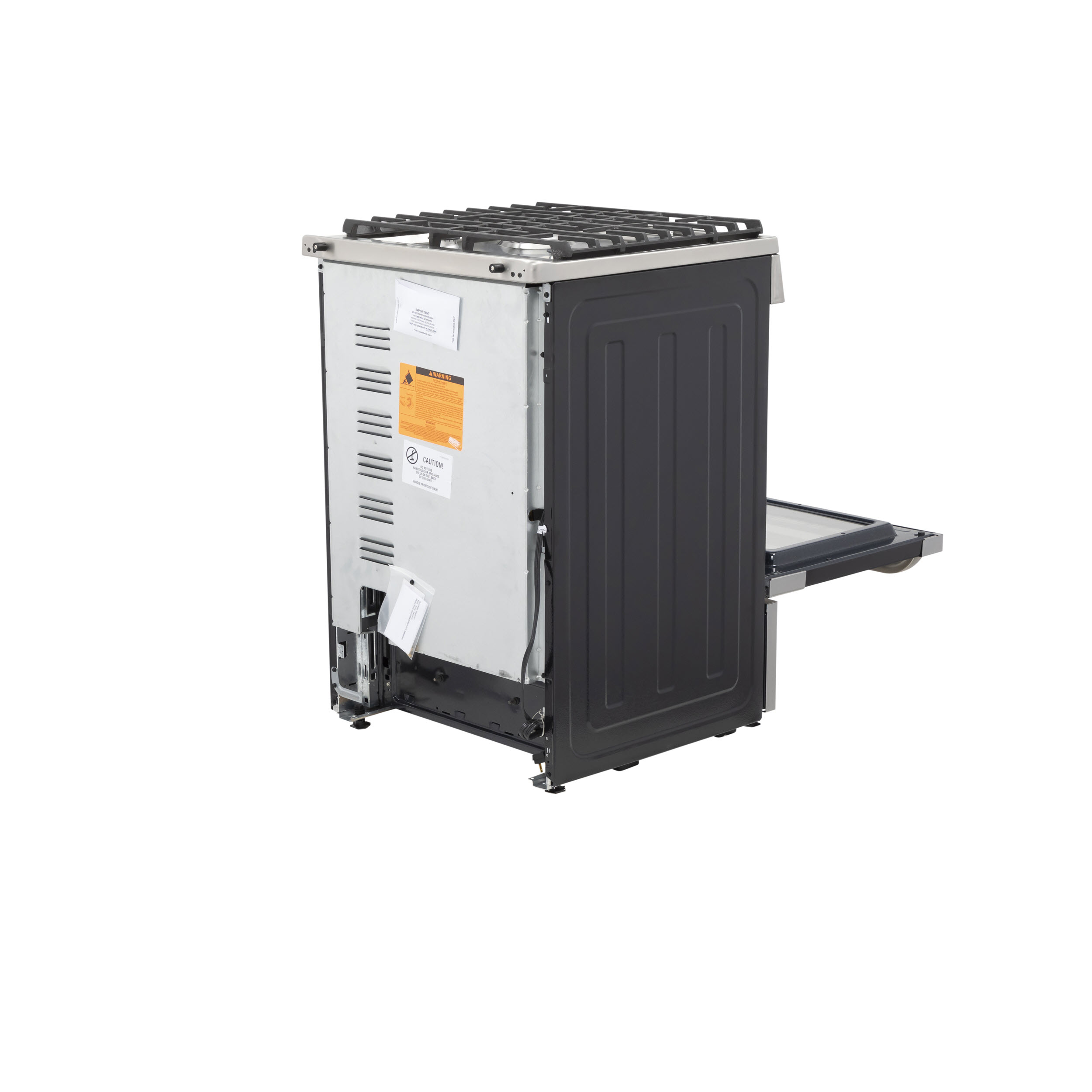 Haier - QGAS740RMSS - 24" 2.9 Cu. Ft. Gas Free-Standing Range with ...