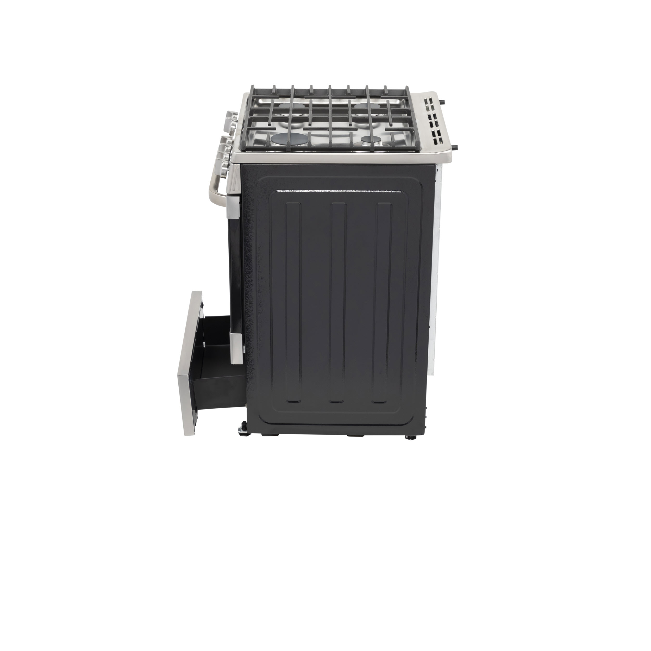 Haier - QGAS740RMSS - 24" 2.9 Cu. Ft. Gas Free-Standing Range with ...