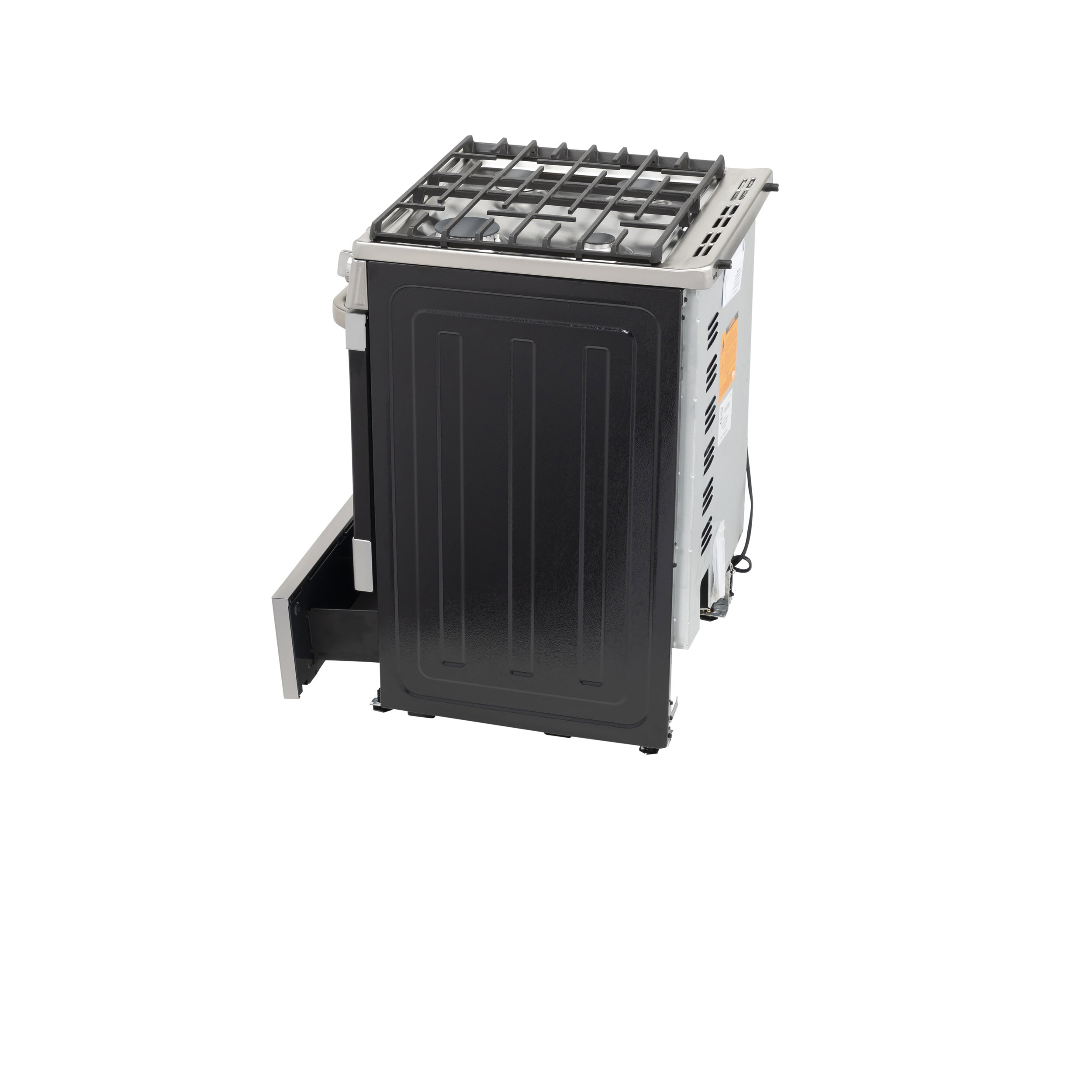 Haier - QGAS740RMSS - 24" 2.9 Cu. Ft. Gas Free-Standing Range with ...