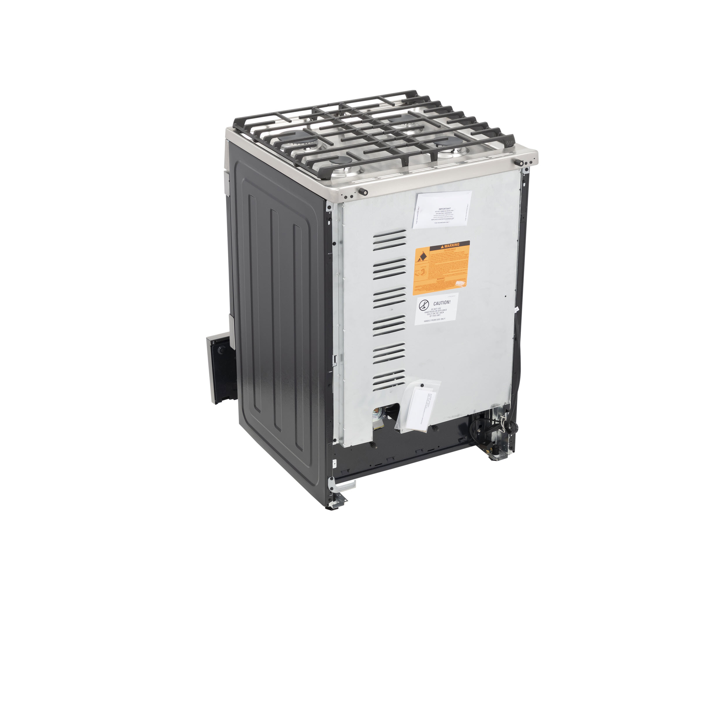 Haier - QGAS740RMSS - 24" 2.9 Cu. Ft. Gas Free-Standing Range with ...