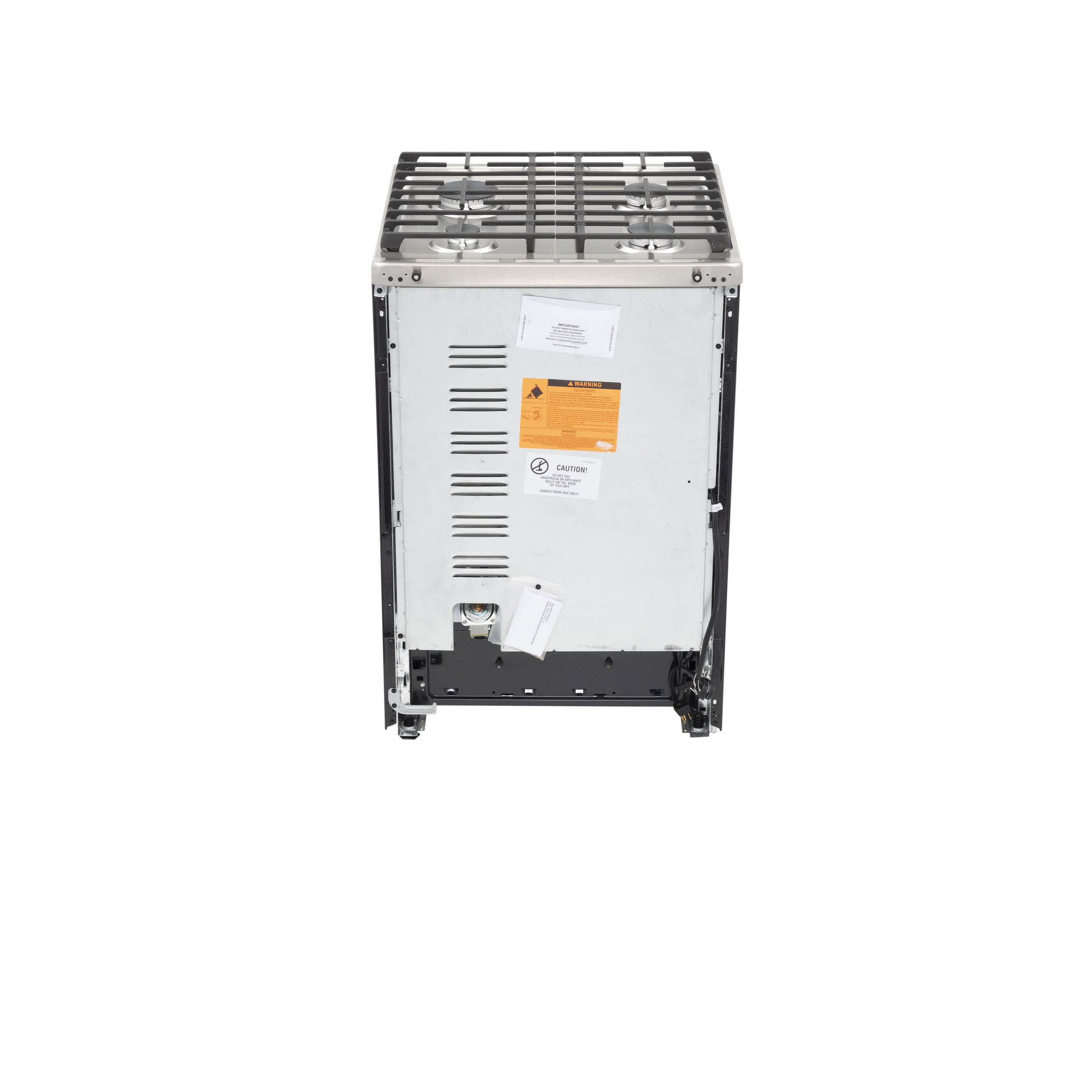 Haier - QGAS740RMSS - 24" 2.9 Cu. Ft. Gas Free-Standing Range with ...