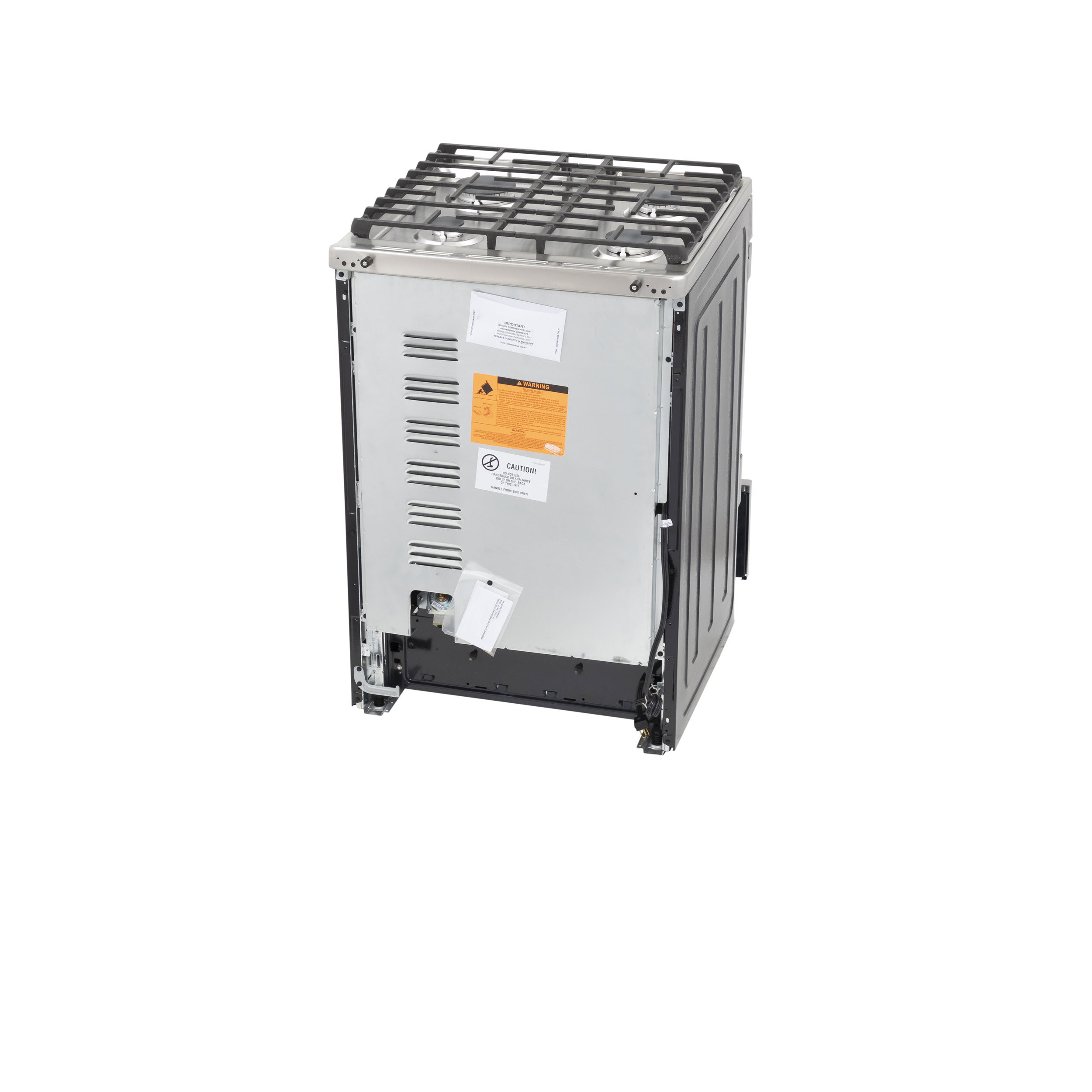 Haier - QGAS740RMSS - 24" 2.9 Cu. Ft. Gas Free-Standing Range with ...