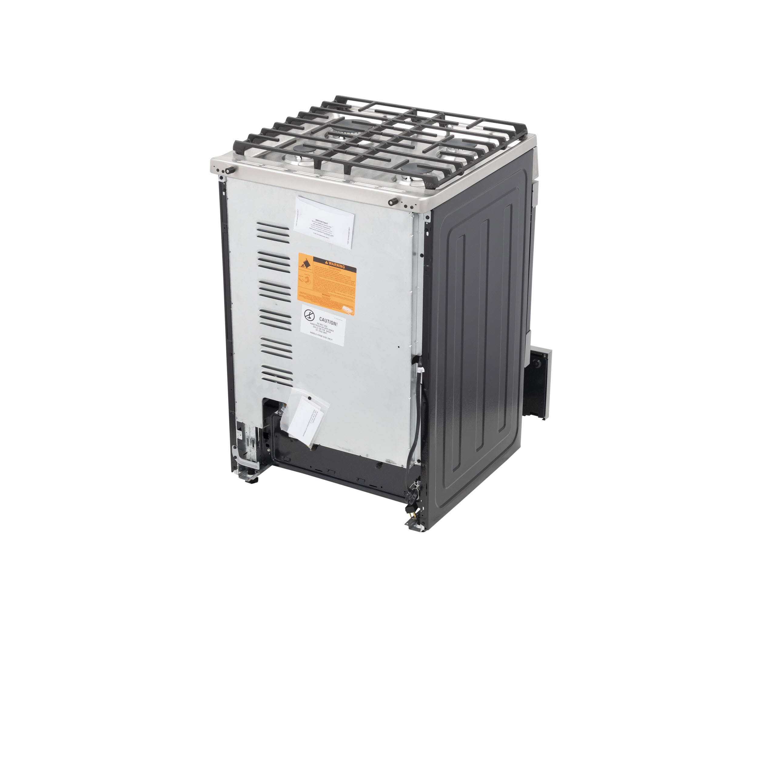 Haier - QGAS740RMSS - 24" 2.9 Cu. Ft. Gas Free-Standing Range with ...