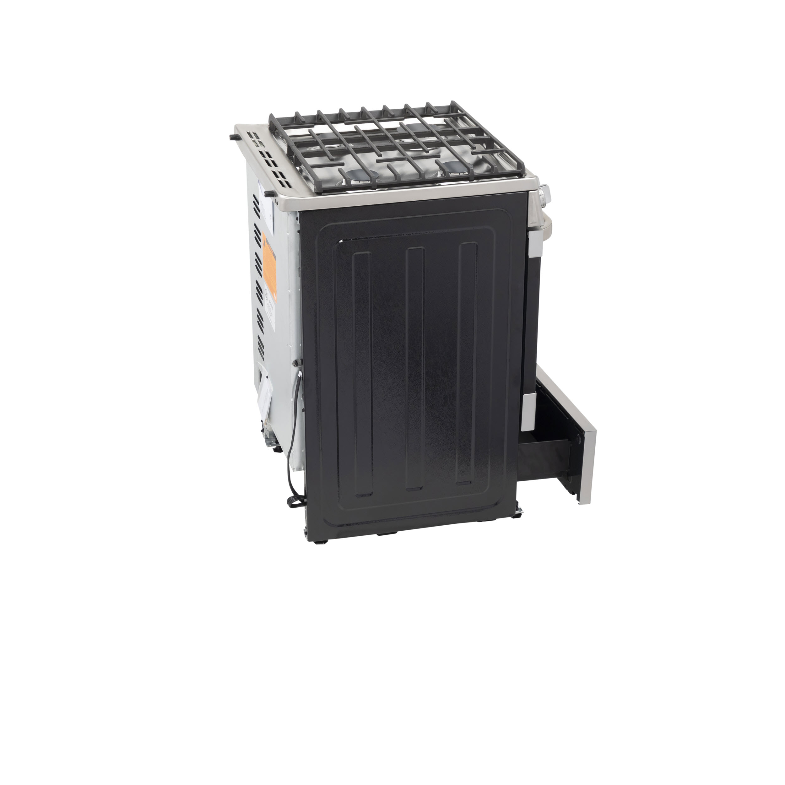 Haier - QGAS740RMSS - 24" 2.9 Cu. Ft. Gas Free-Standing Range with ...