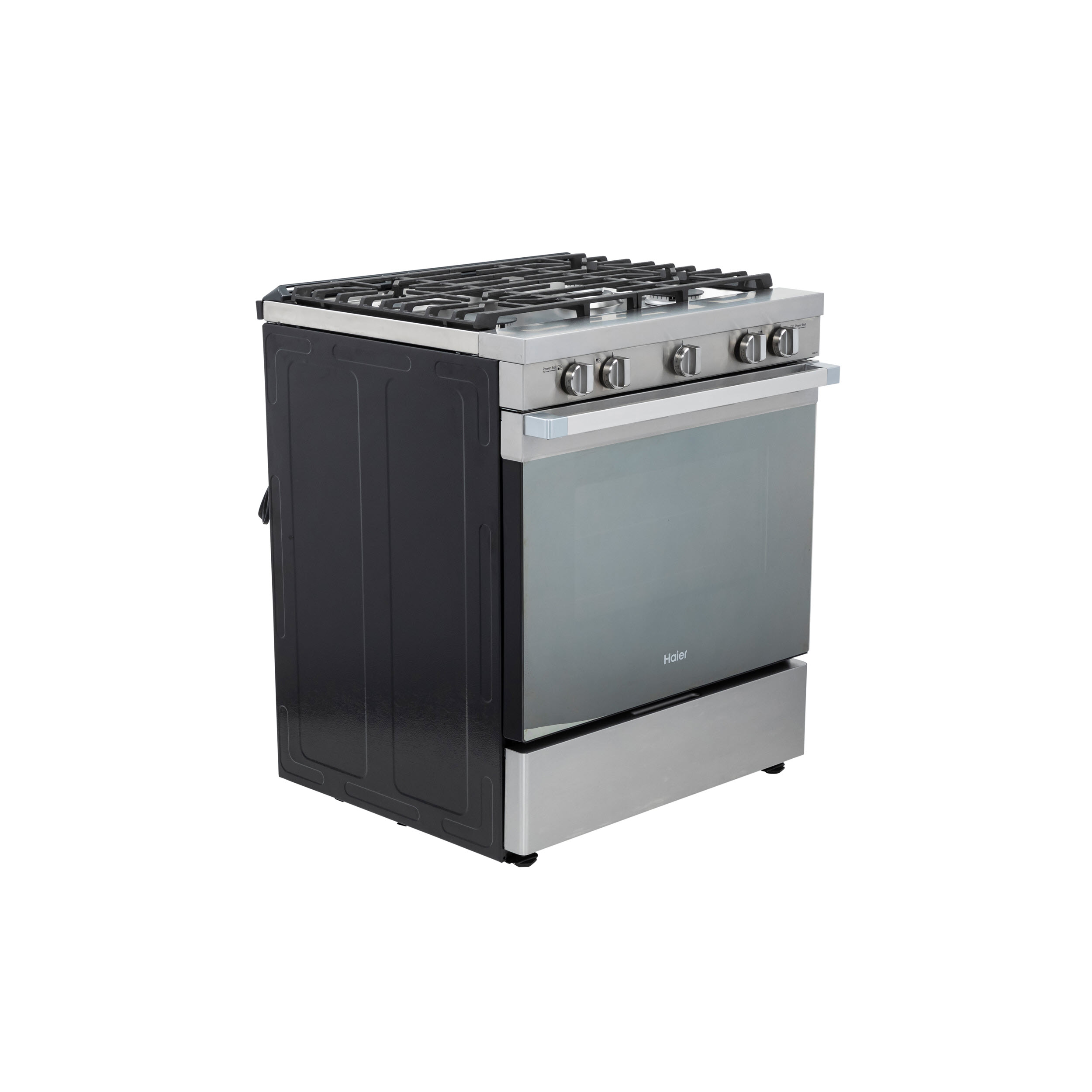 Haier - QGSS740RNSS - 30" Smart Slide-In Gas Range with Convection ...