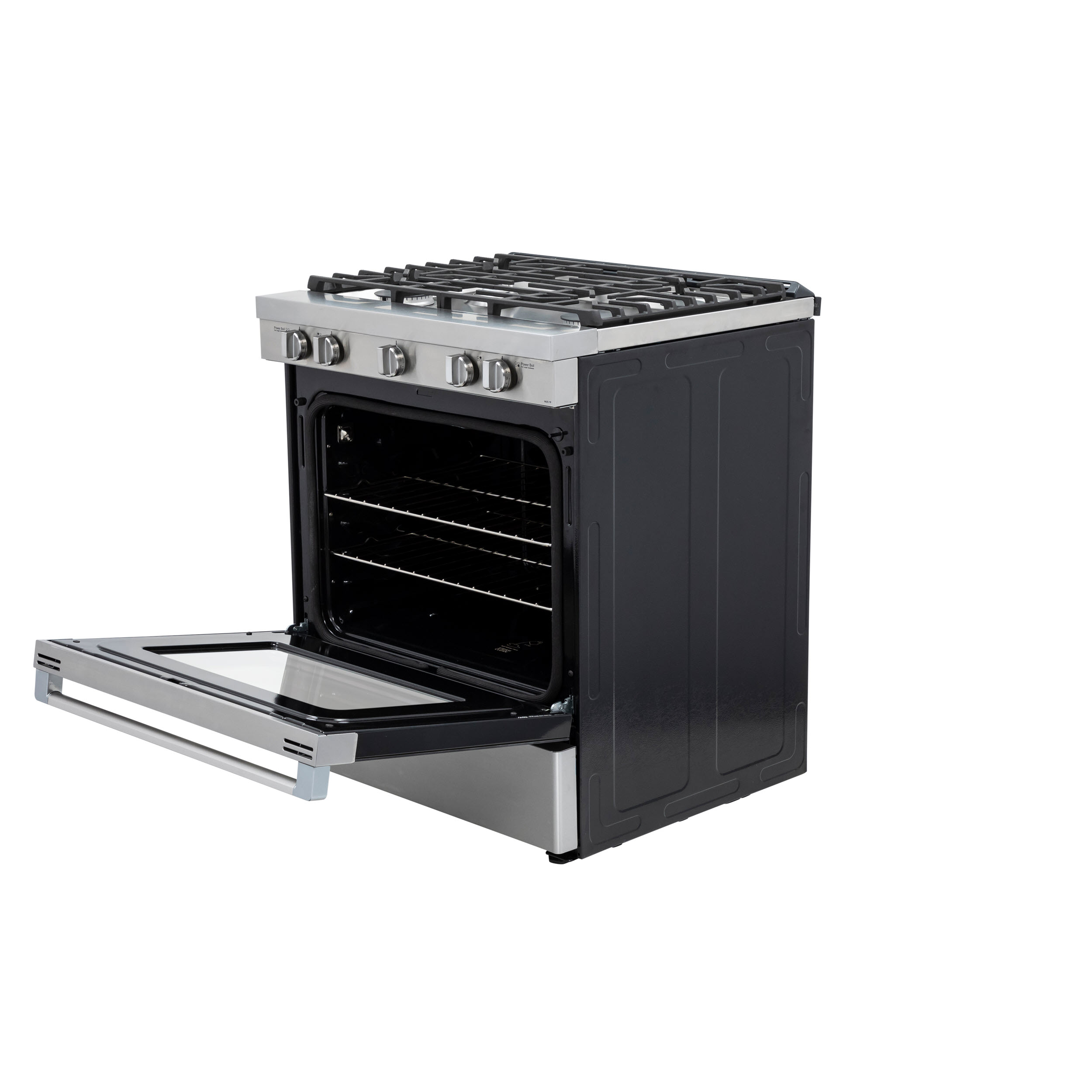 Haier - QGSS740RNSS - 30" Smart Slide-In Gas Range with Convection ...