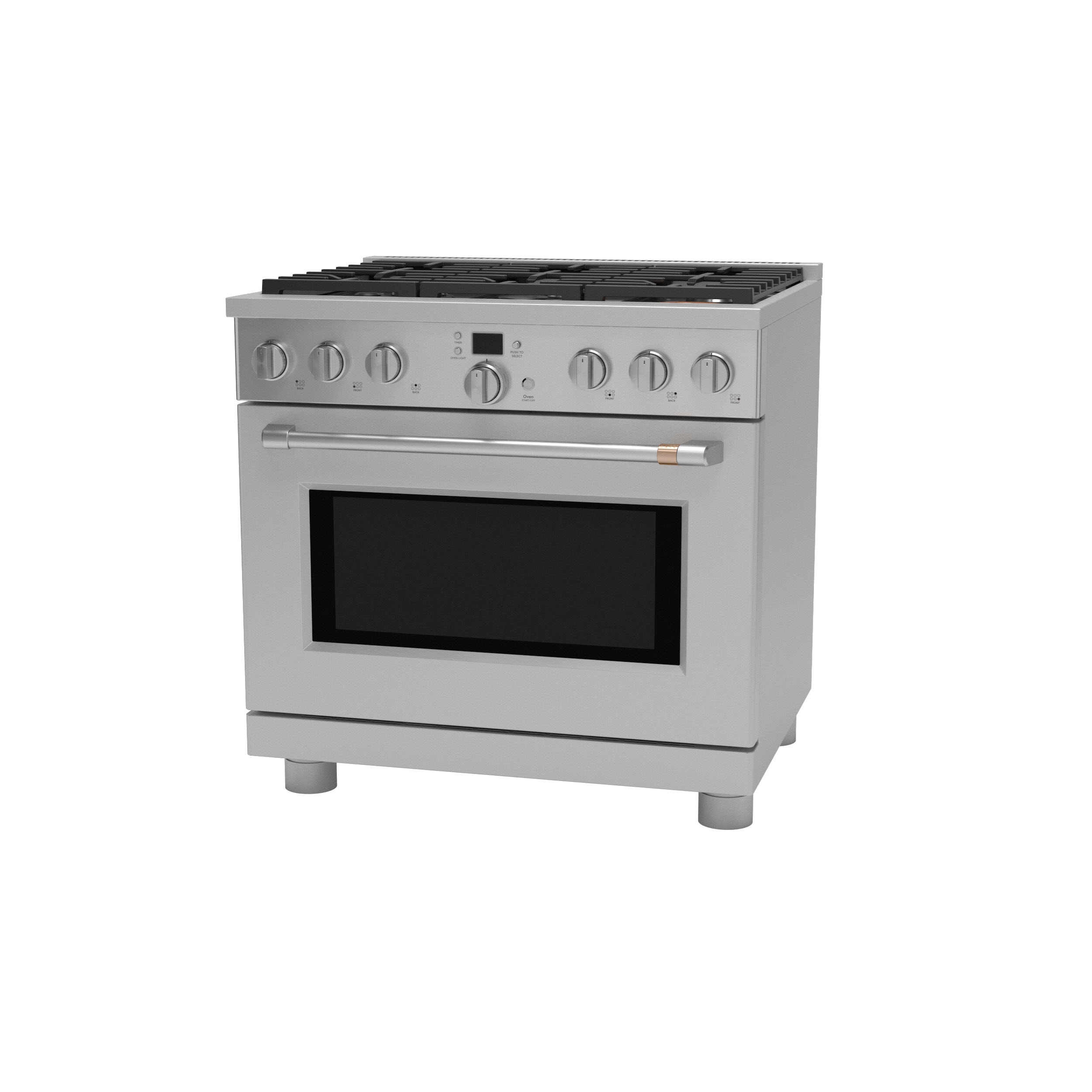 Cafe - CGY366P2TS1 - Café™ 36" Smart All-Gas Commercial-Style Range ...