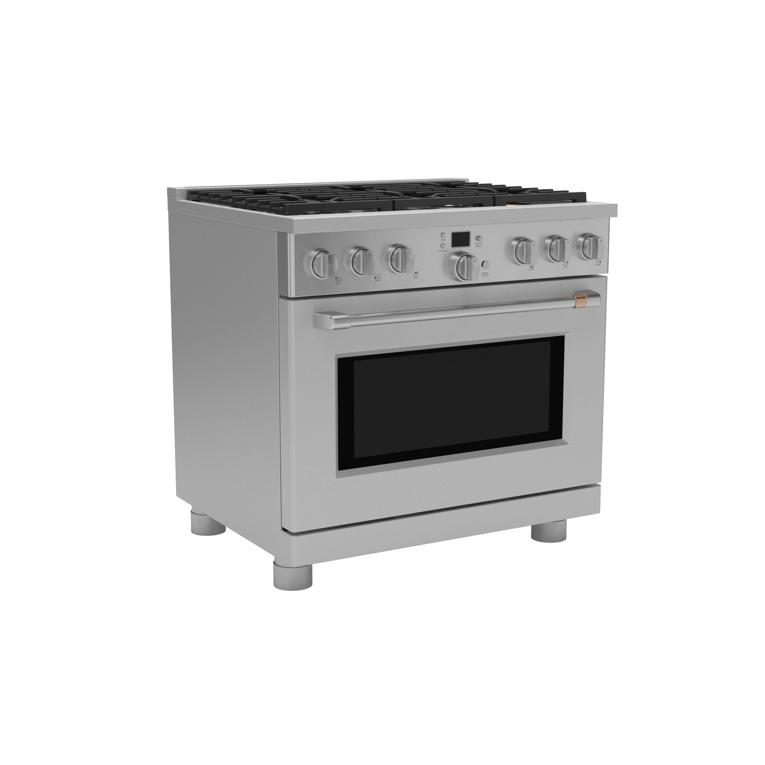 Cafe - CGY366P2TS1 - Café™ 36" Smart All-Gas Commercial-Style Range ...