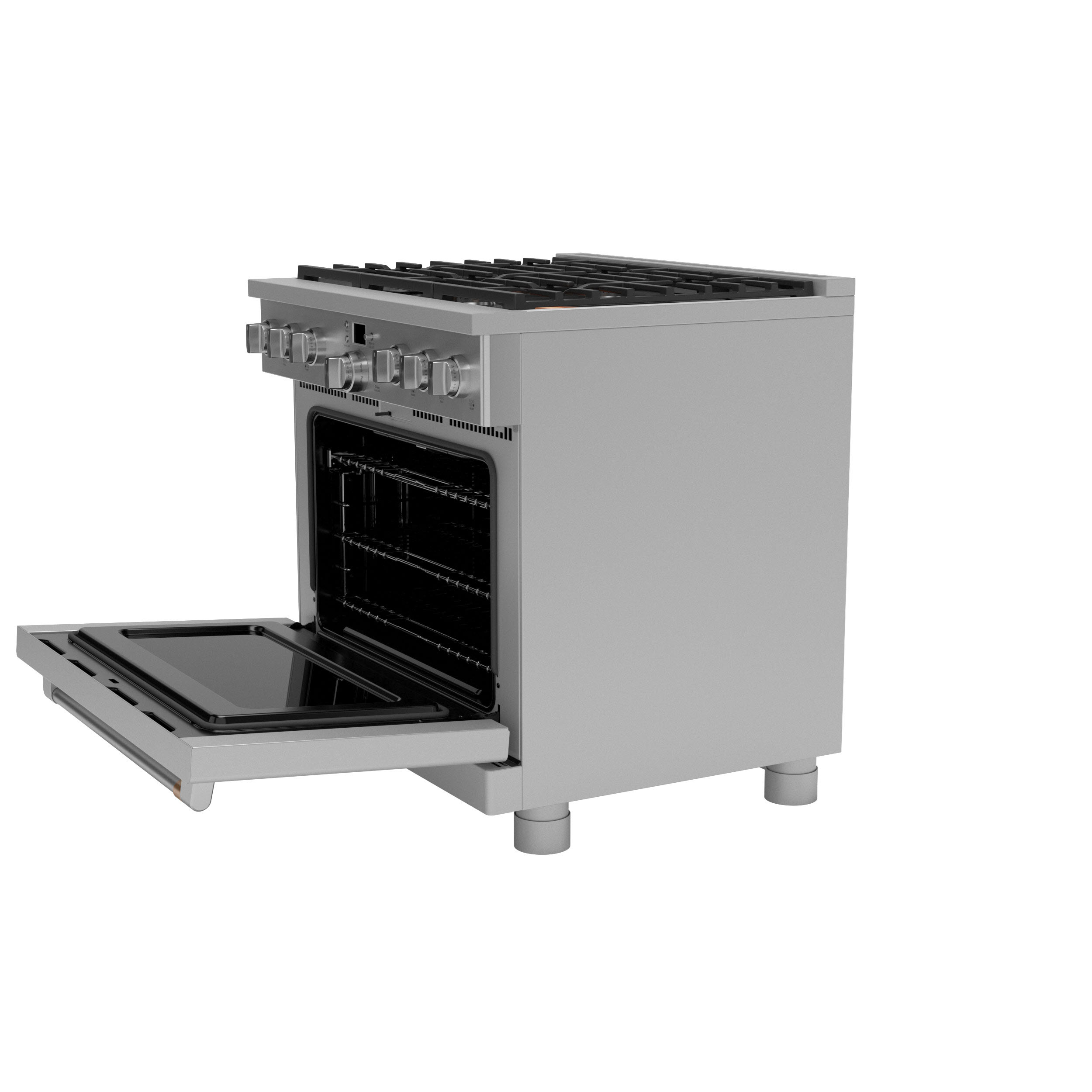 Cafe - CGY366P2TS1 - Café™ 36" Smart All-Gas Commercial-Style Range ...