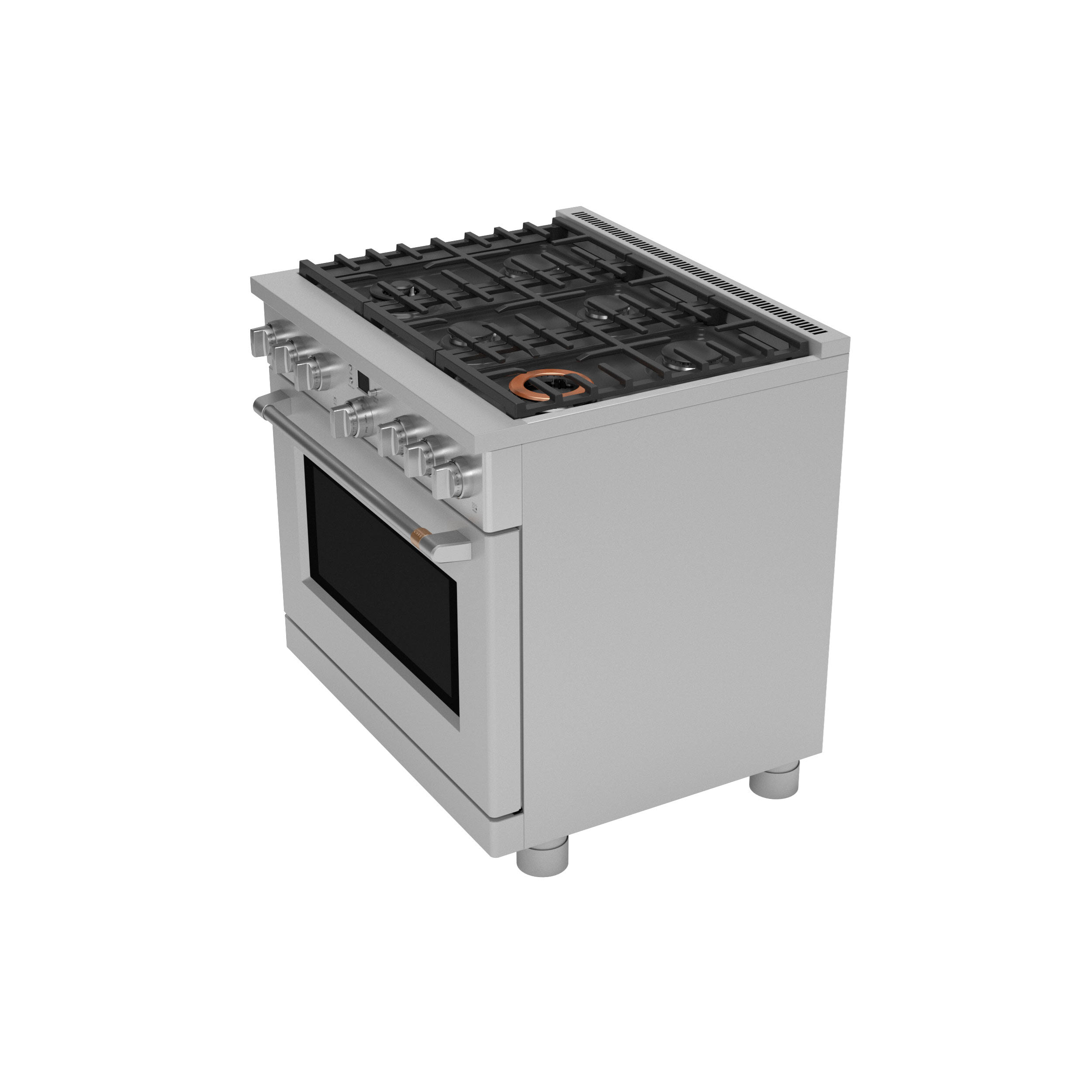 Cafe - CGY366P2TS1 - Café™ 36" Smart All-Gas Commercial-Style Range ...