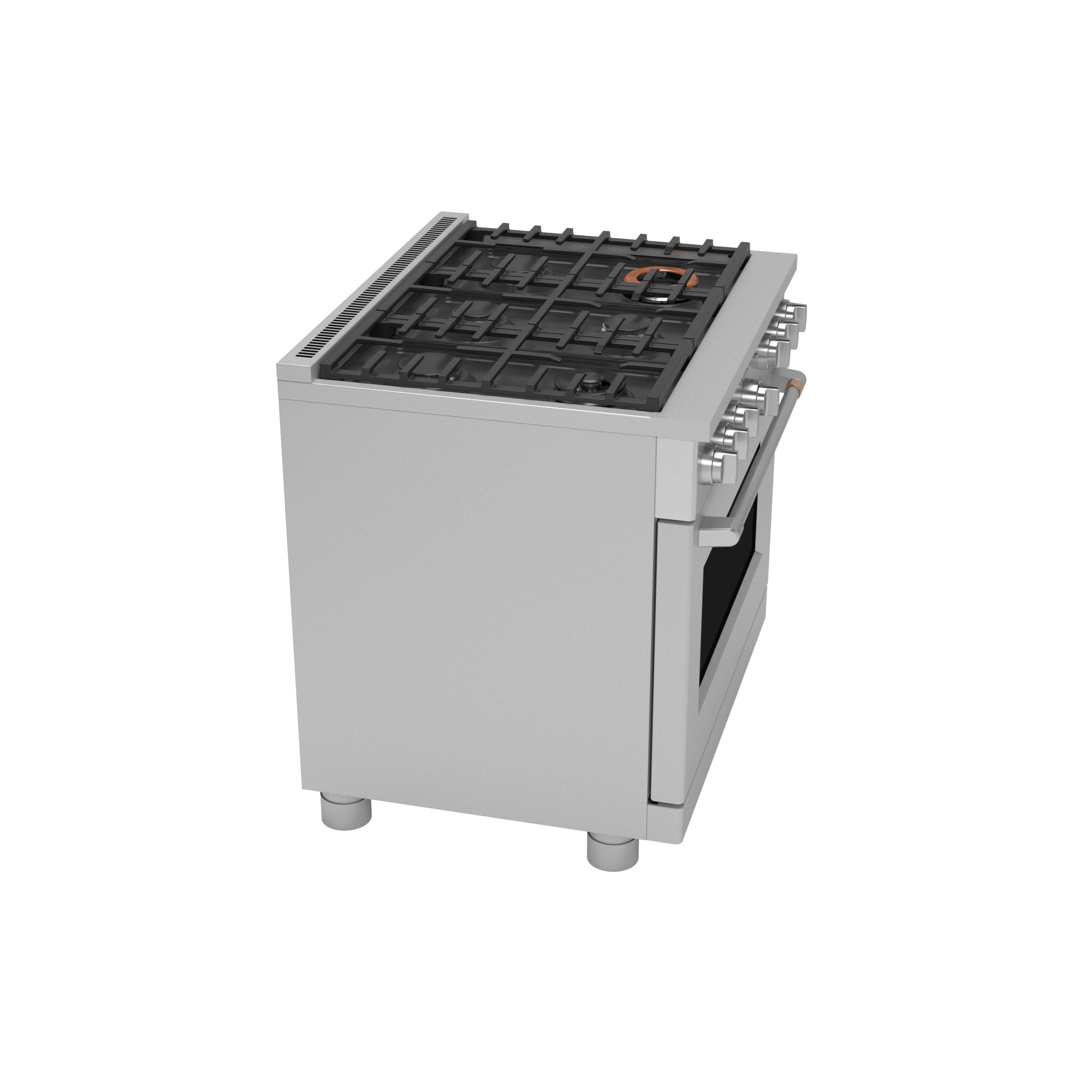 Cafe - CGY366P2TS1 - Café™ 36" Smart All-Gas Commercial-Style Range ...