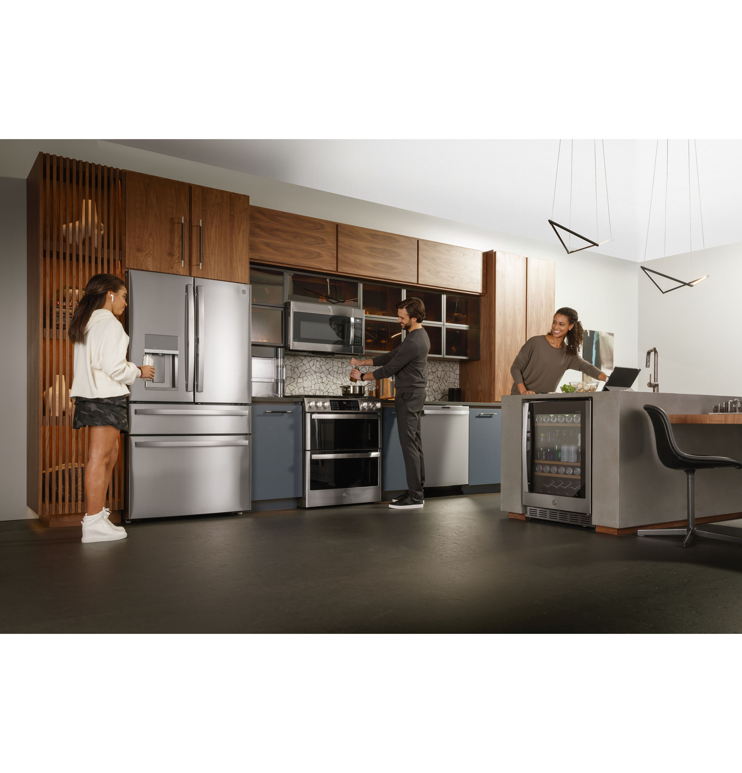 GE Profile - PGS960YPFS - GE Profile™ 30" Smart Slide-In Front-Control ...