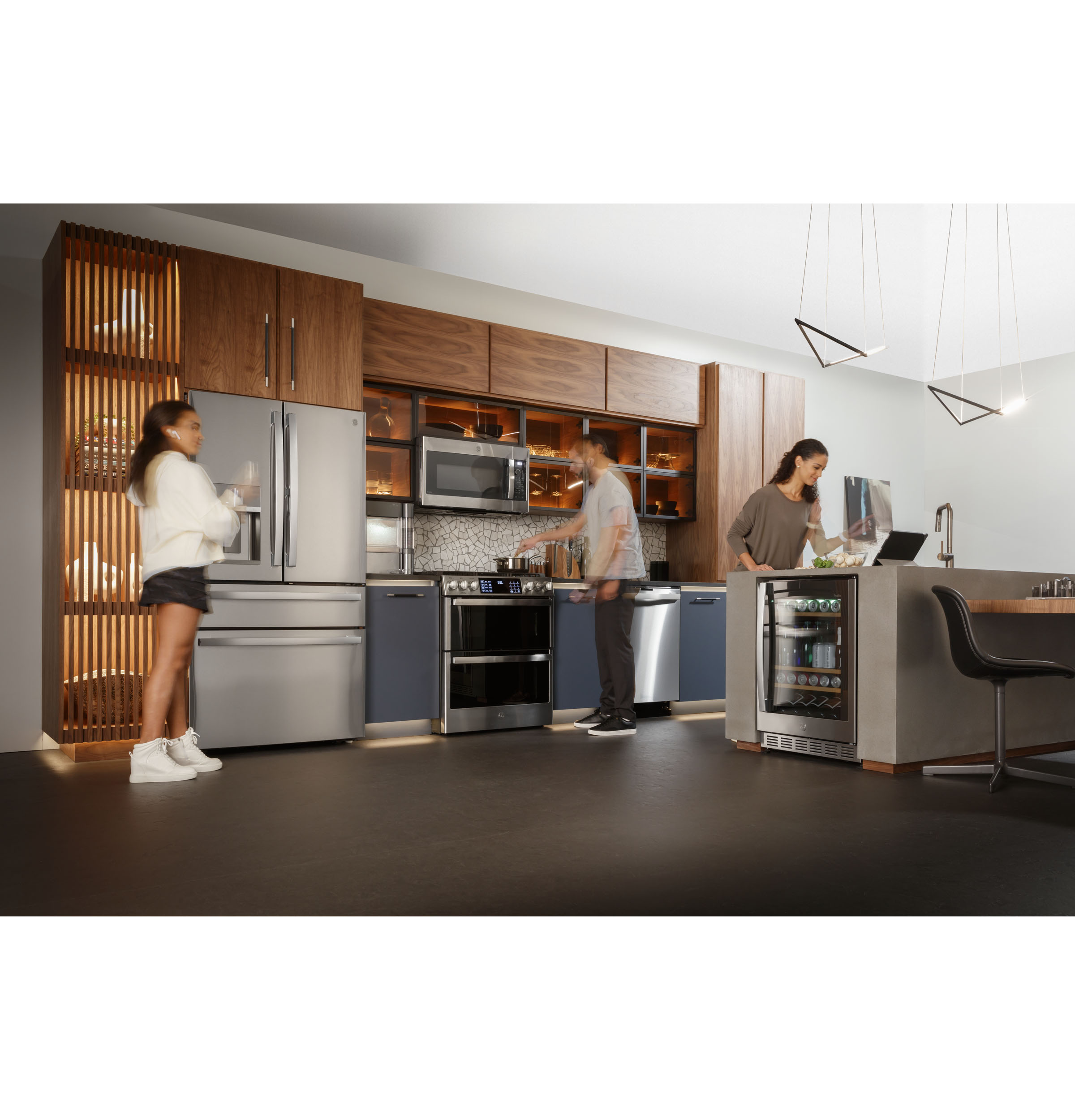 GE Profile - PGS960YPFS - GE Profile™ 30" Smart Slide-In Front-Control ...