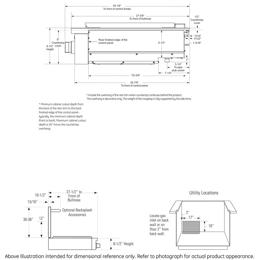 Cafe - CGU366P4TW2 - Café™ 36" Commercial-Style Gas Rangetop with 6 ...