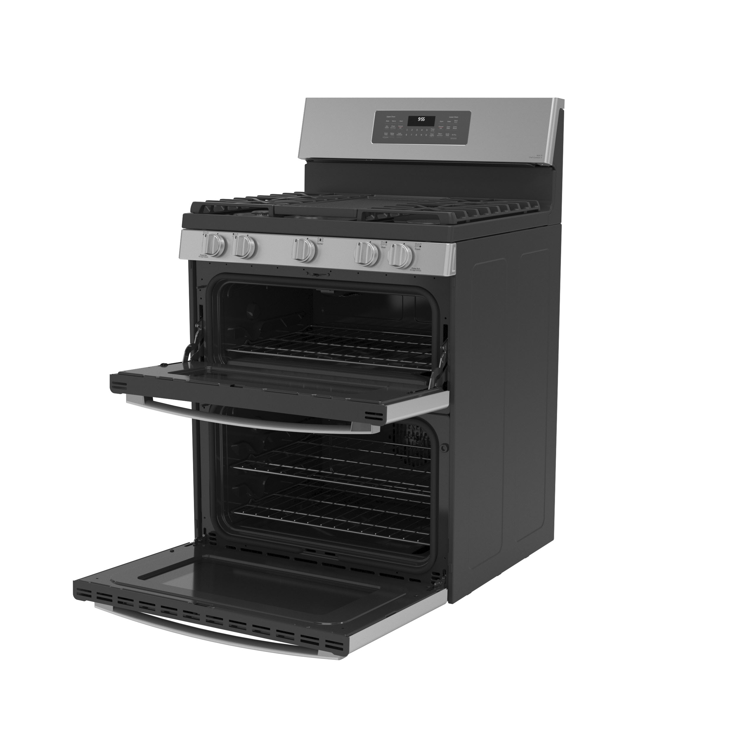 GE Profile - PGB965YPFS - GE Profile™ 30" Free-Standing Gas Double Oven ...