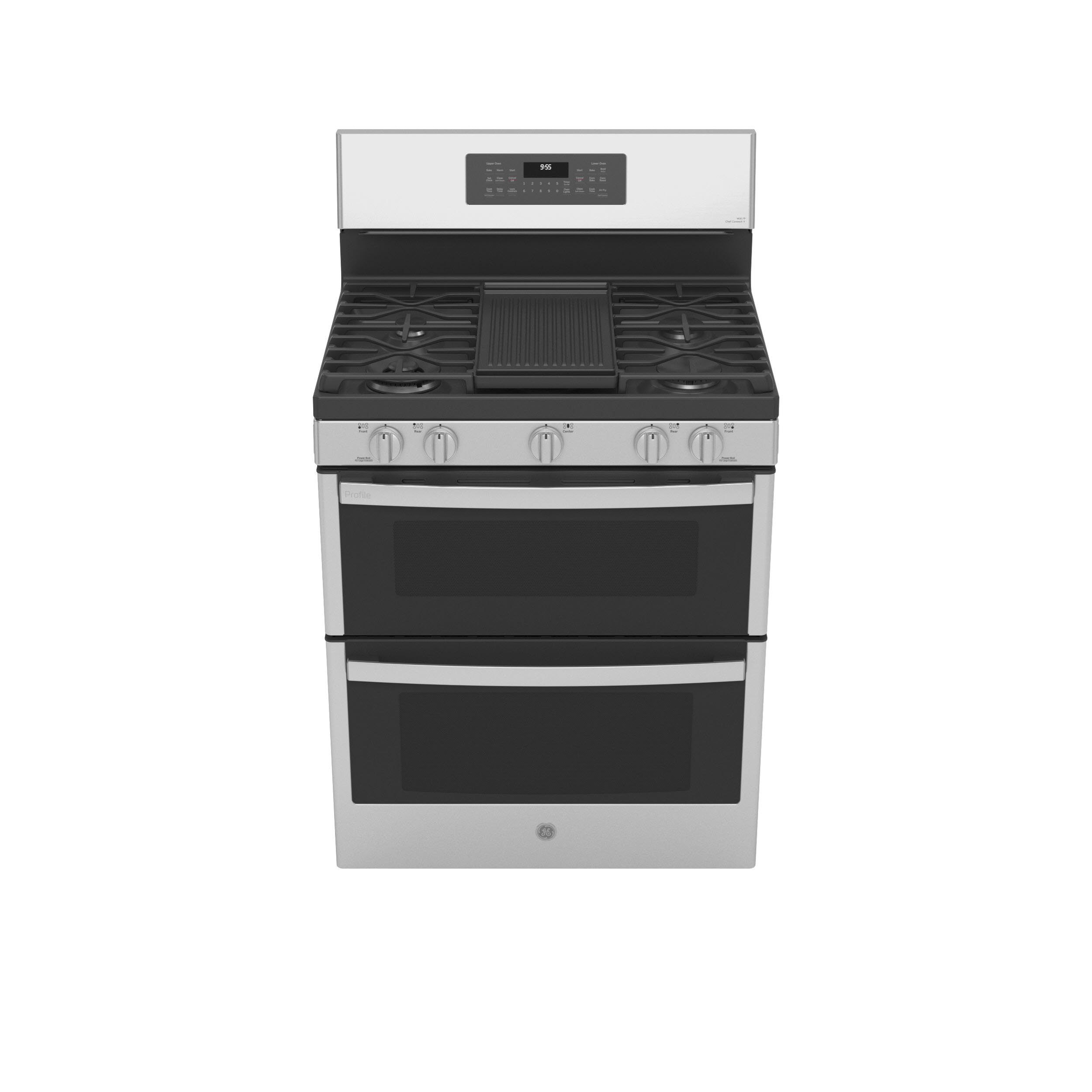 GE Profile - PGB965YPFS - GE Profile™ 30" Free-Standing Gas Double Oven ...