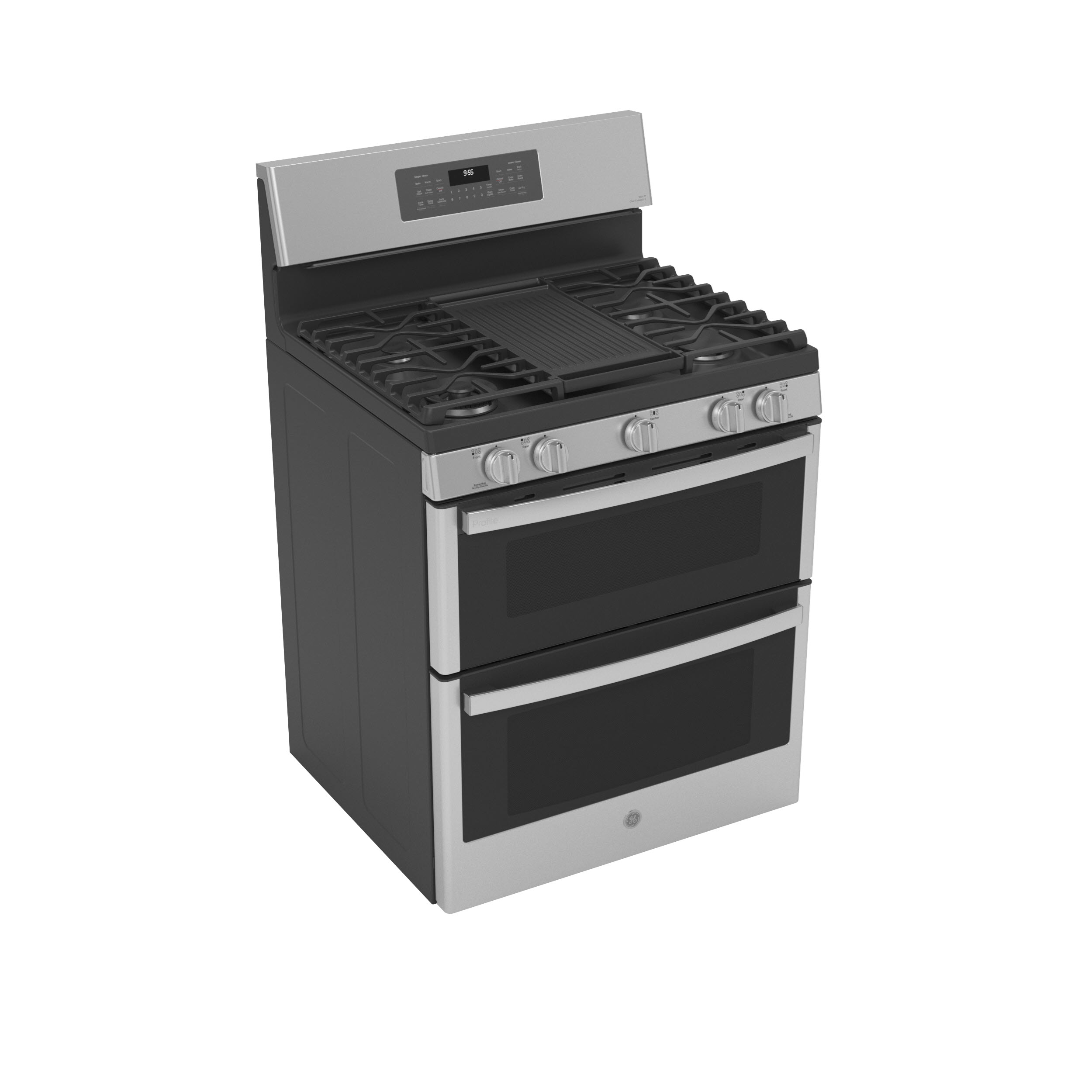 GE Profile - PGB965YPFS - GE Profile™ 30" Free-Standing Gas Double Oven ...