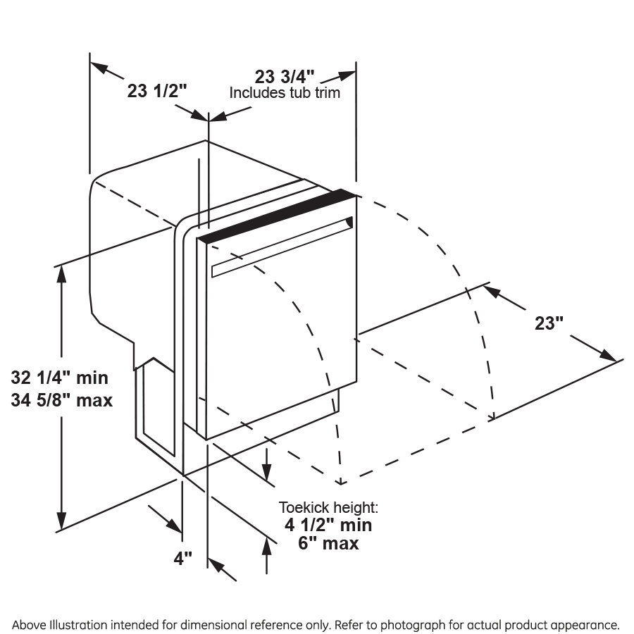 GE - GDT225SGLWW - GE® ENERGY STAR® ADA Compliant Stainless Steel ...