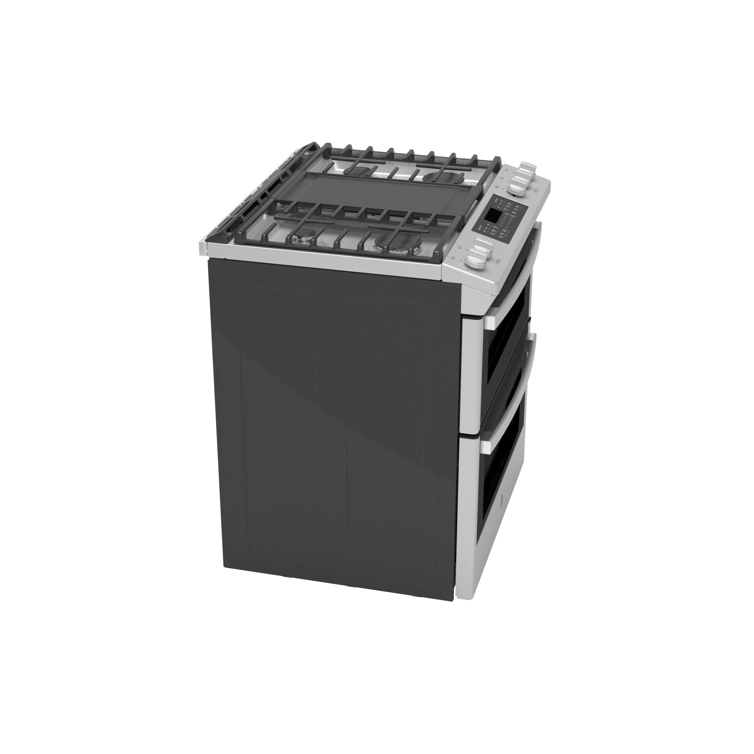 GE - JGSS86SPSS - GE® 30" Slide-In Front Control Gas Double Oven Range ...