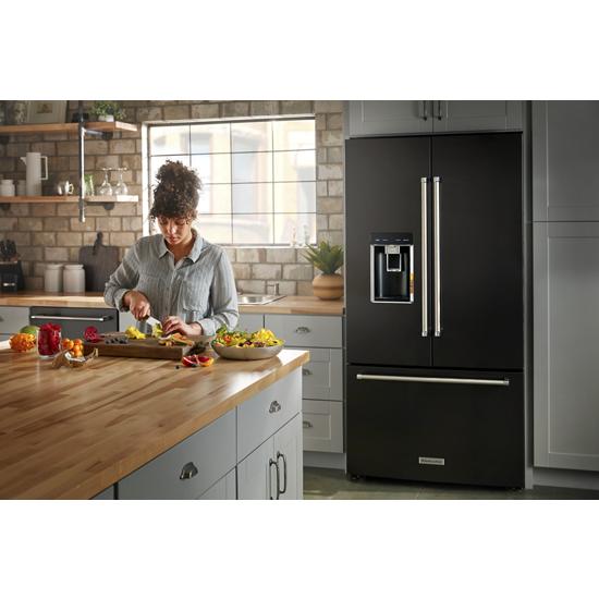 KitchenAid - KRFC704FBS - 23.8 cu. ft. 36" Counter-Depth French Door ...