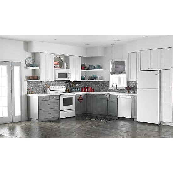 Amana - ART318FFDW - 30-inch Amana® Top-Freezer Refrigerator with Glass ...