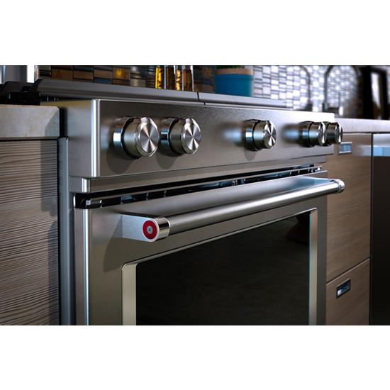 KitchenAid - KSDB900ESS - 30-Inch 5-Burner Dual Fuel Convection Slide ...